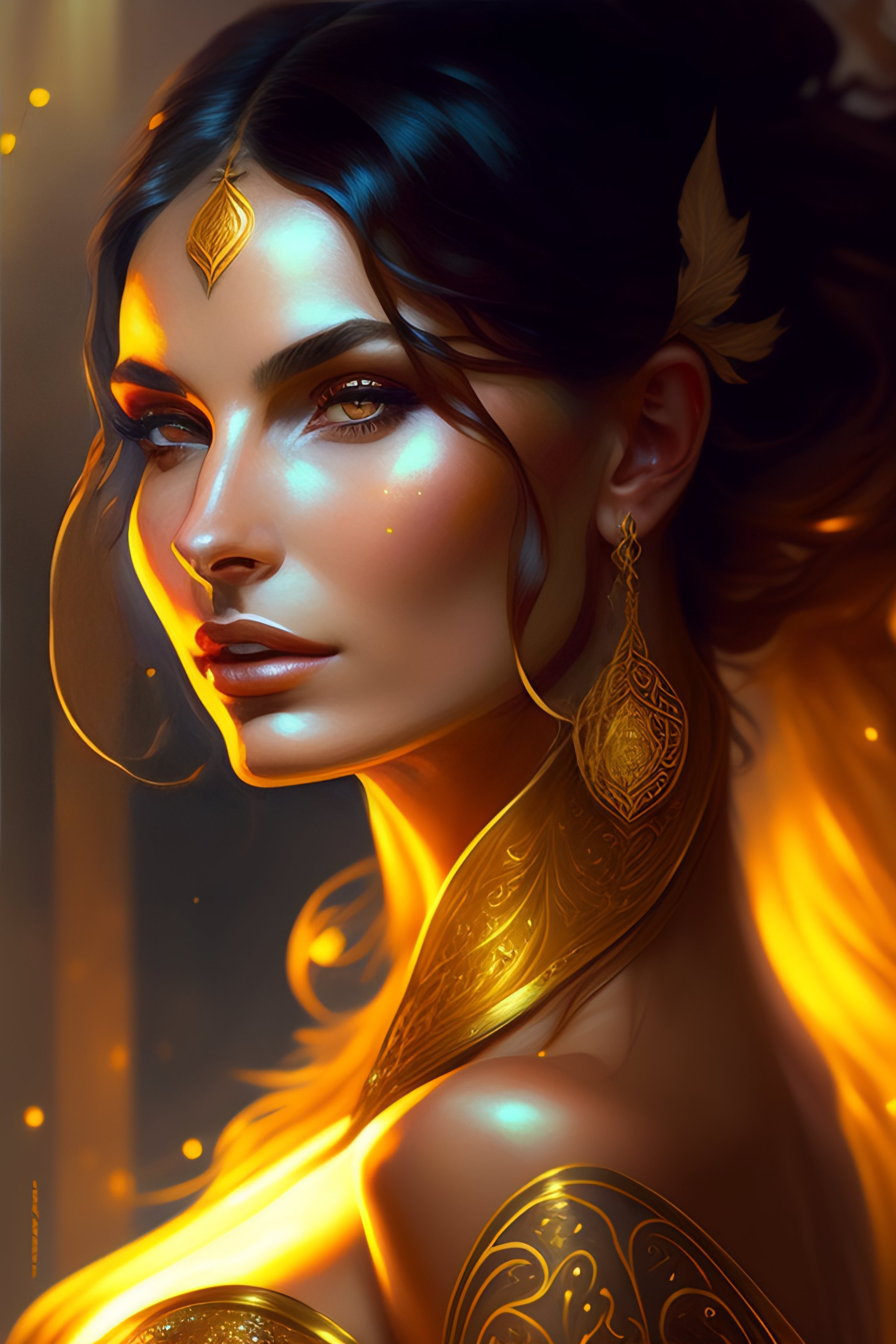 Lexica - A beautiful cinematic female sand goddess, emily ratajkowski ...