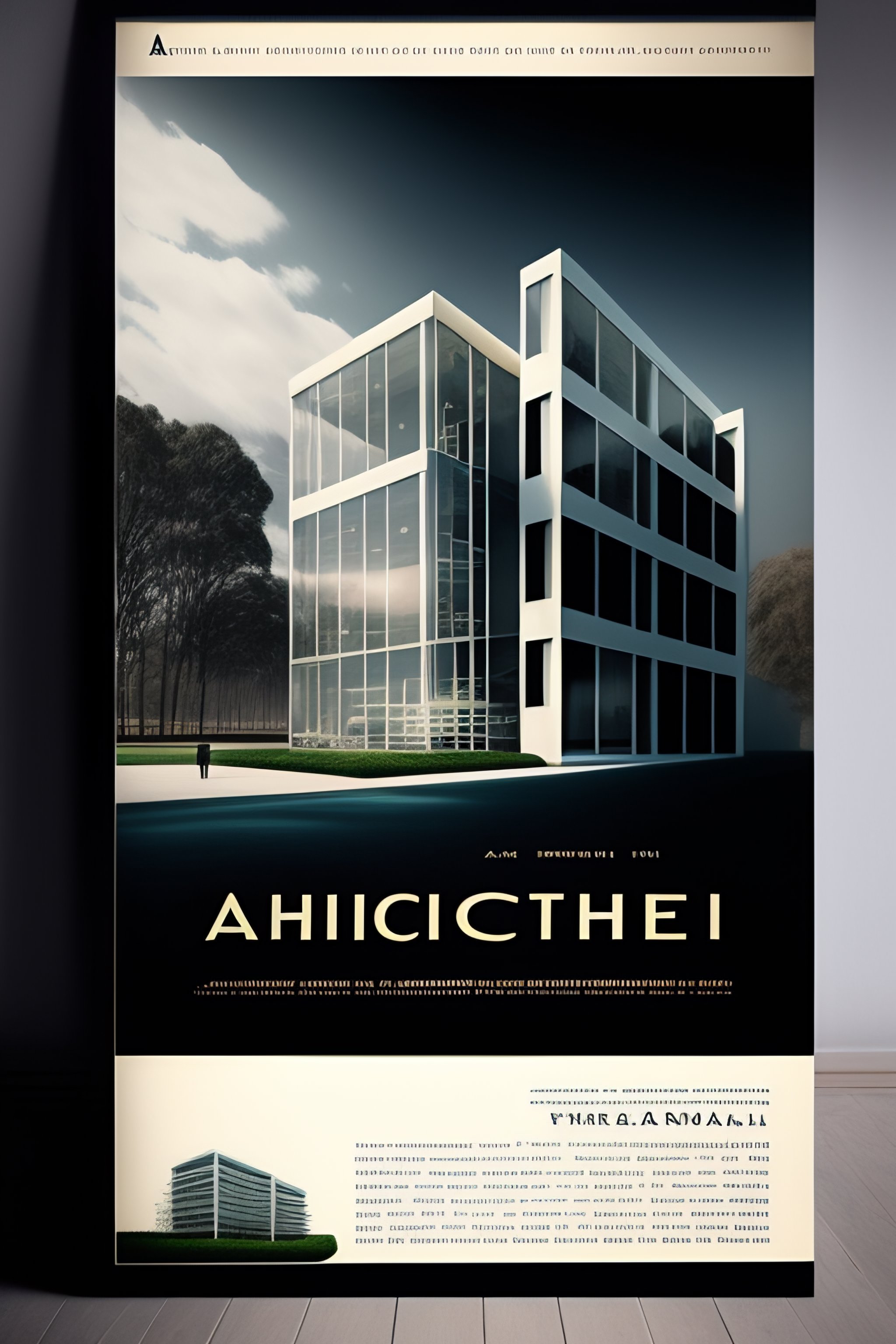 Lexica - Advertisement for architect, 1950s