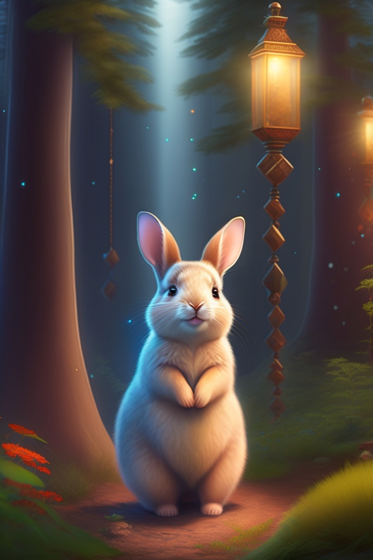 Lexica - Once upon a time, in a magical forest filled with talking ...