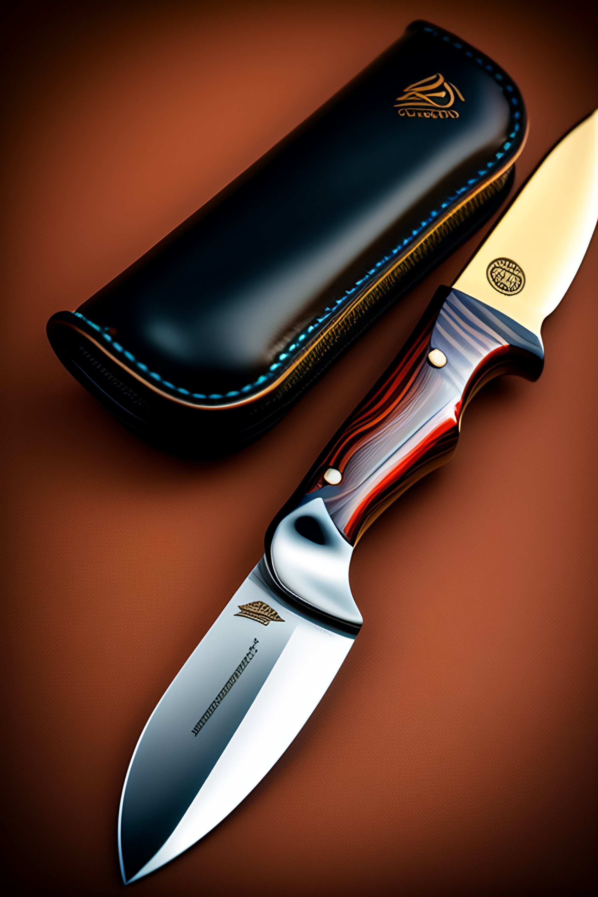 Lexica - Old school ,OKAPI ratchet knife with shine in blade