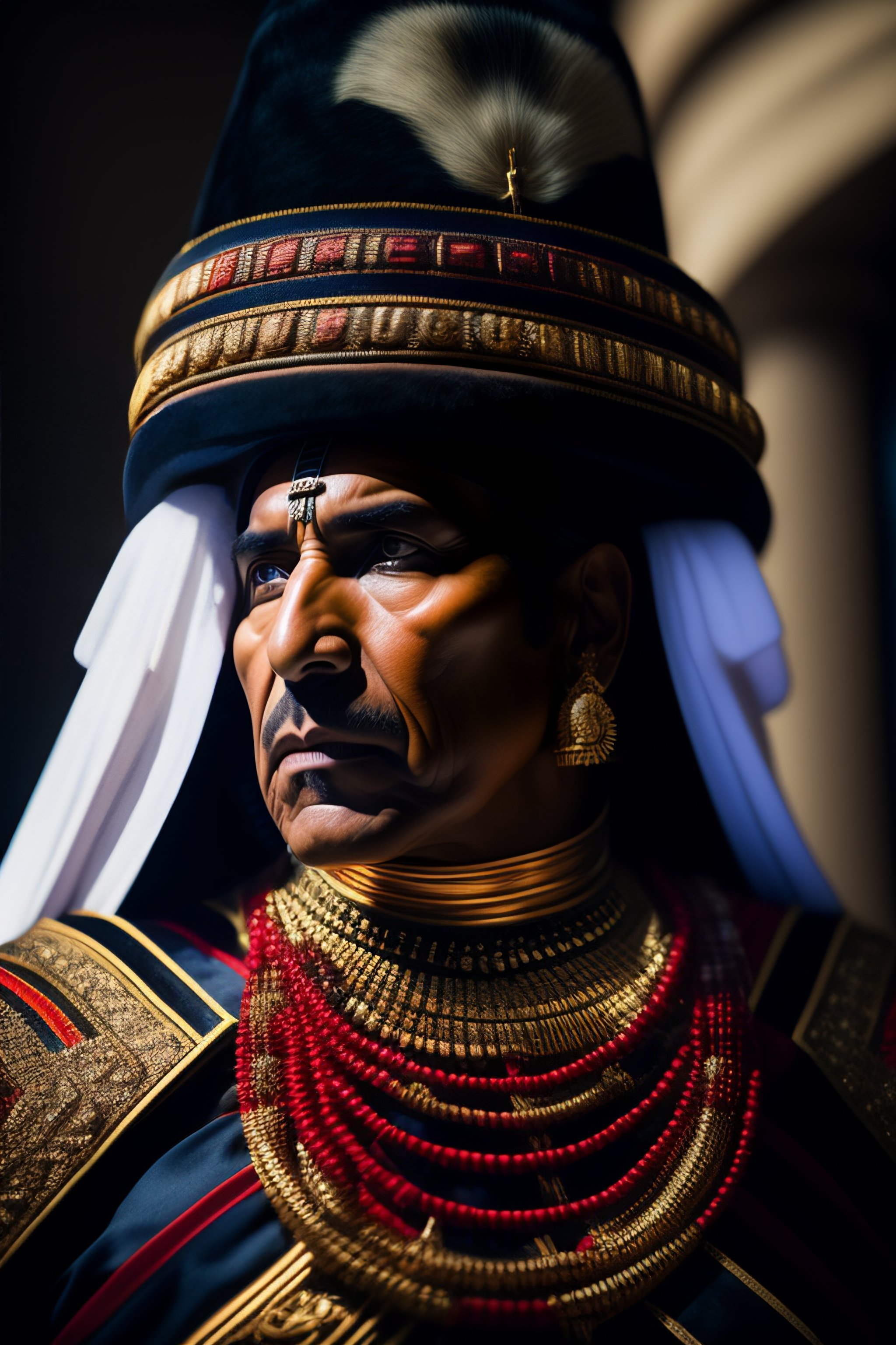 Lexica - Incan Emperor Atahualpa, captured in a regal and dignified ...