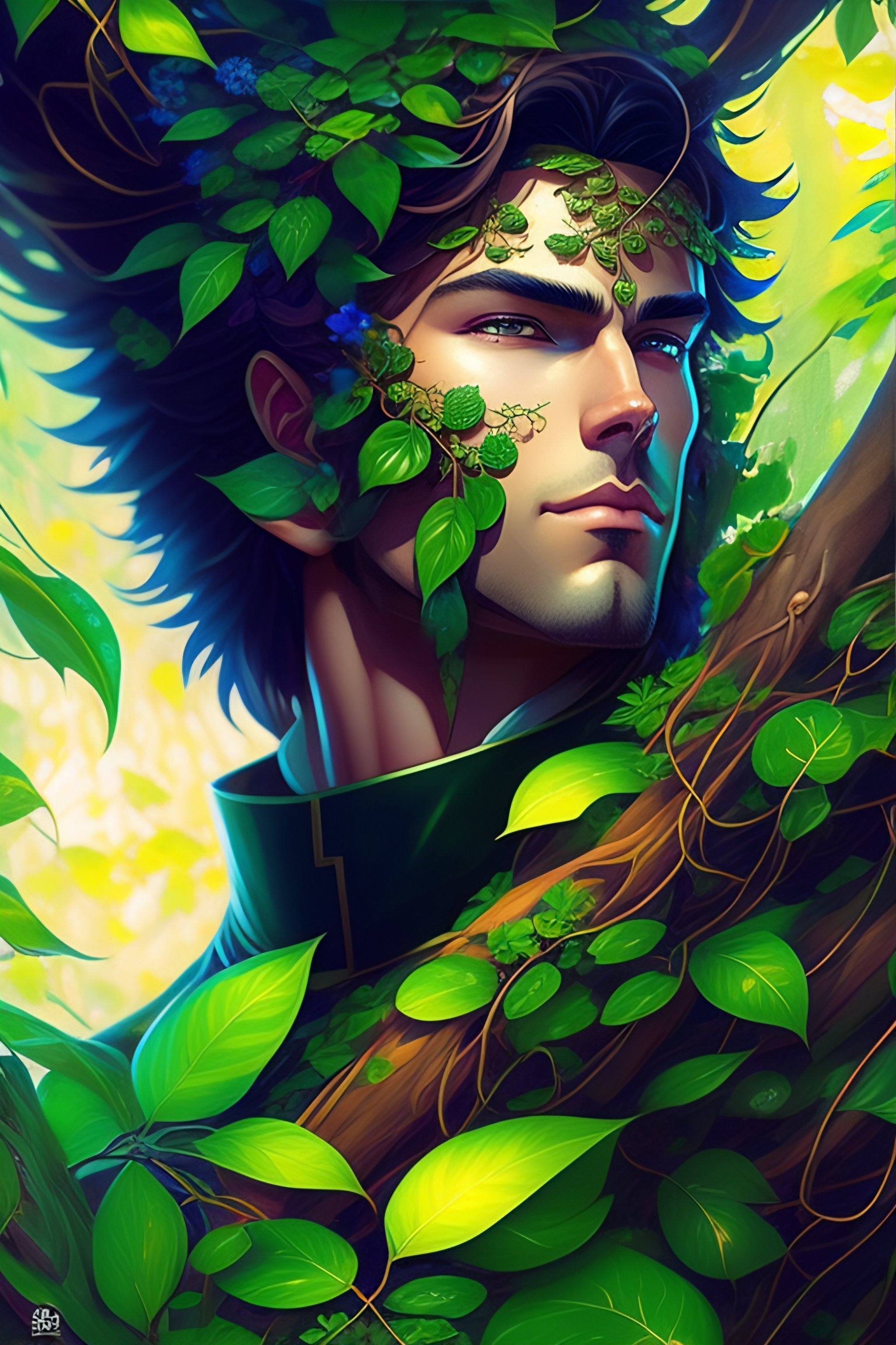 Lexica - Anime key visual of a web developer man, dc comics, covered in ...