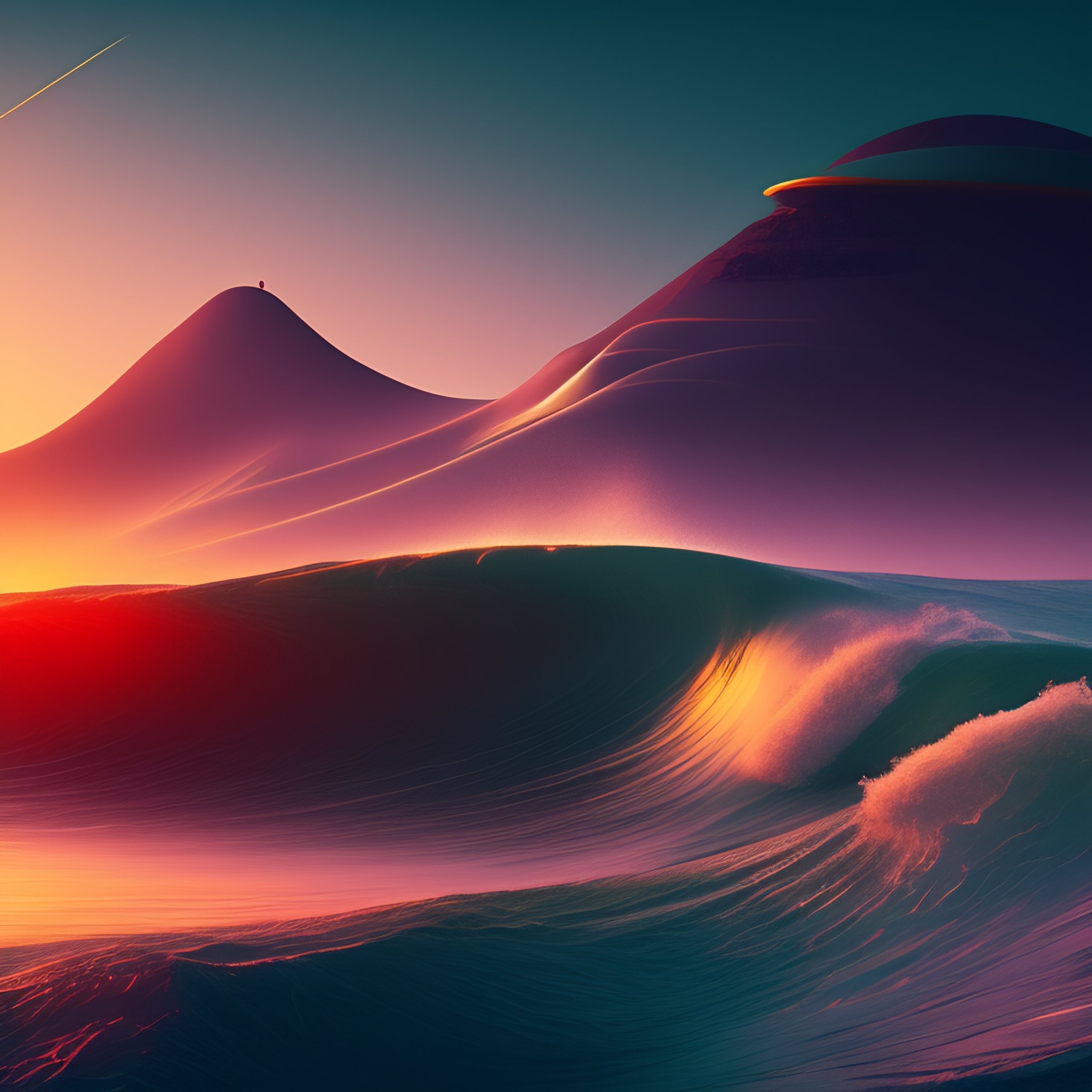 Lexica - Vintage CGI from the 70's-00's, retro futurism, waves, neo noir