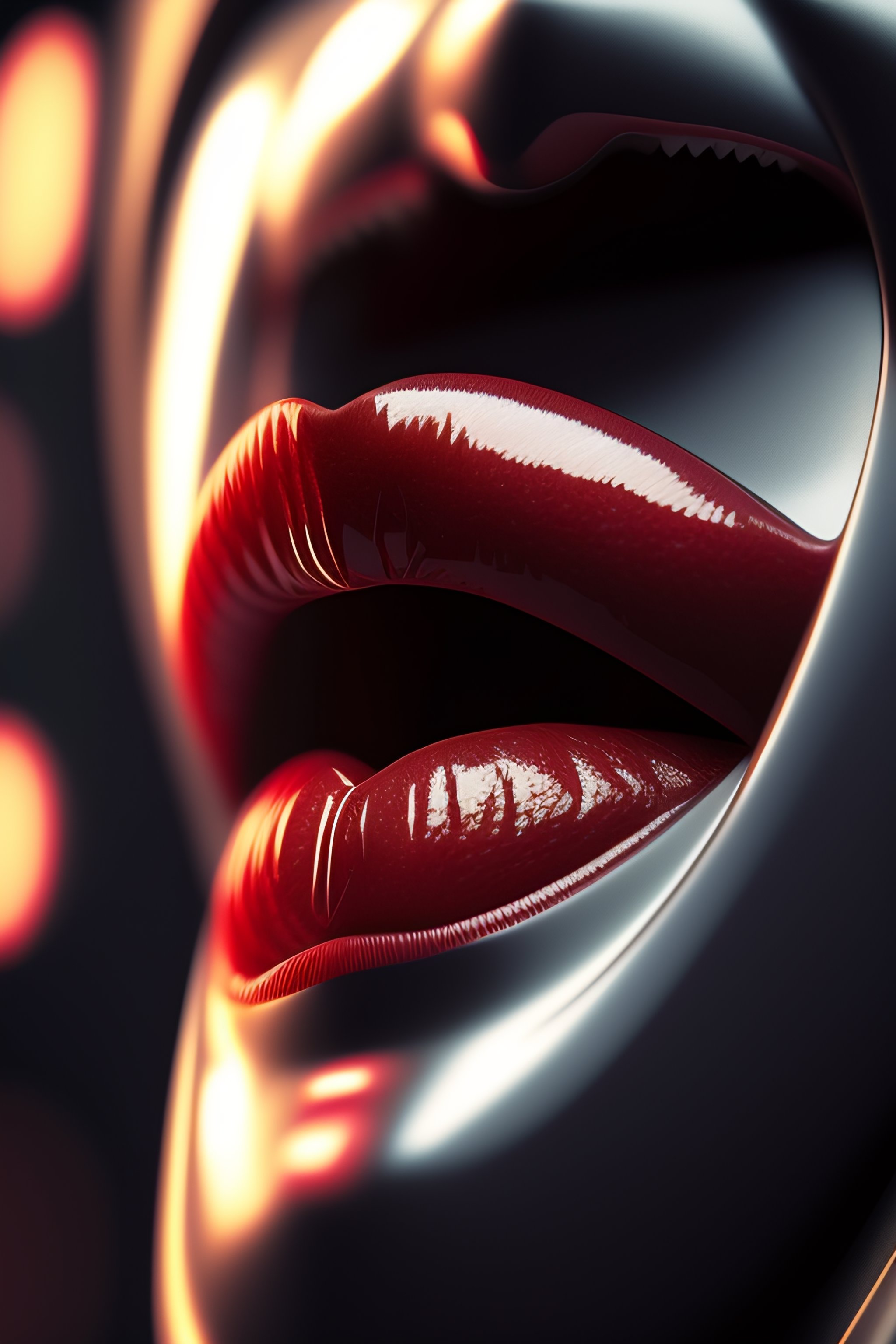 Lexica - Picture of a mouth, beautiful Vampire fangs out of mouth ...