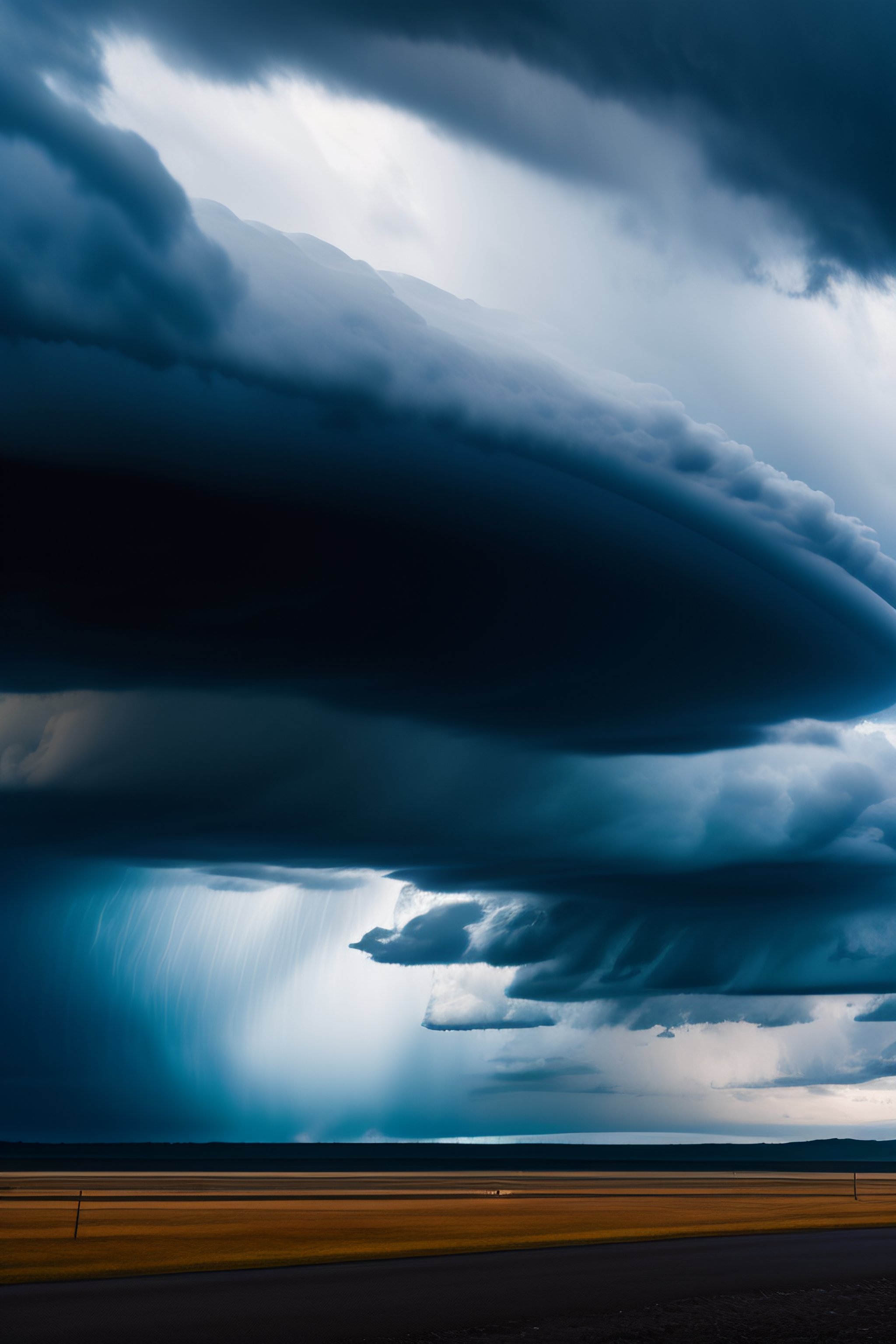 Lexica - Sky with dark clouds and storm, 8k realistic photography