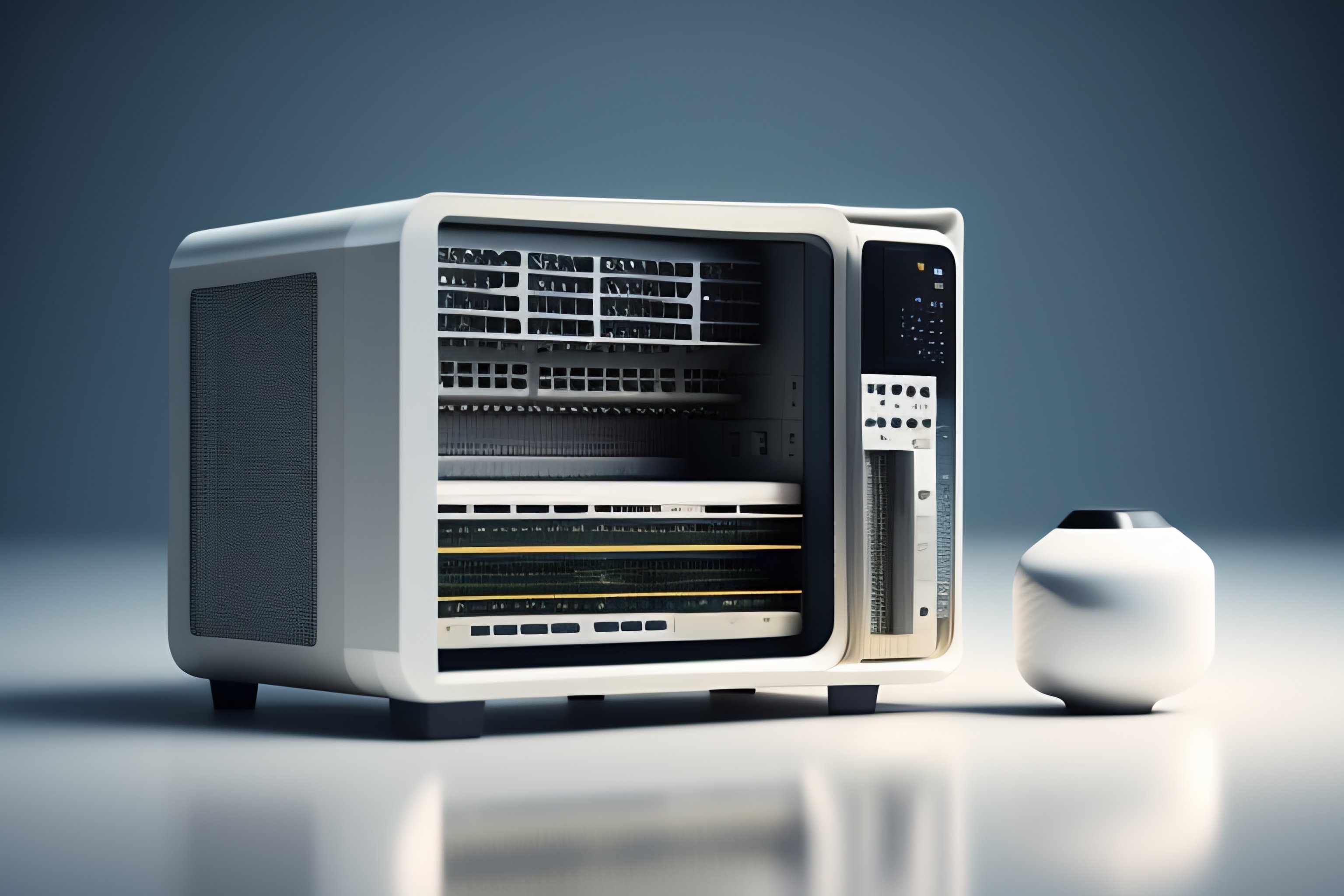 Lexica - A computer designed by Dieter Rams. Intricate render ...