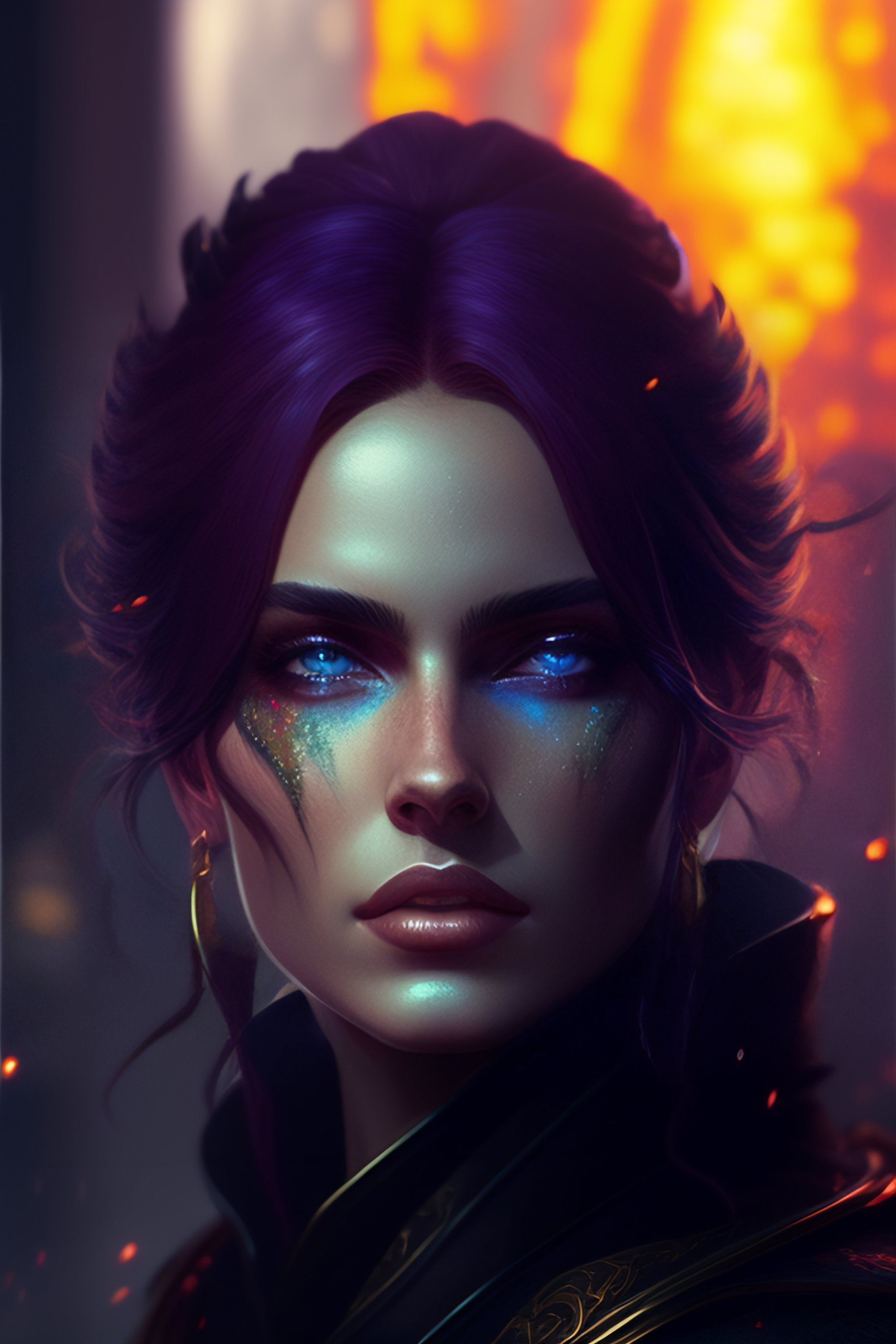 Lexica - "the evil lurks within", beautiful face, hyperdetailed eyes, a ...