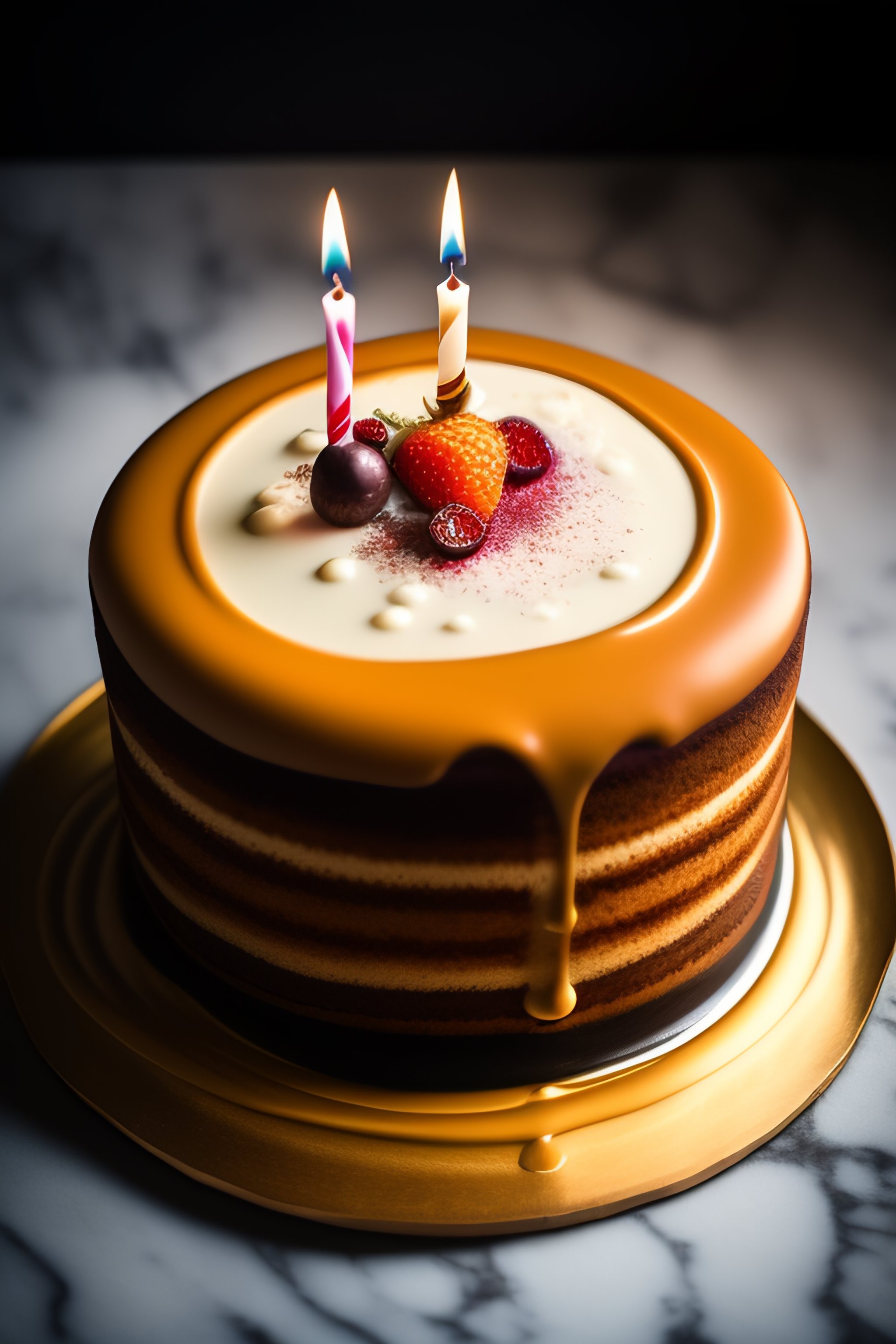 Lexica - Birthday cake for restaurant five year celebration