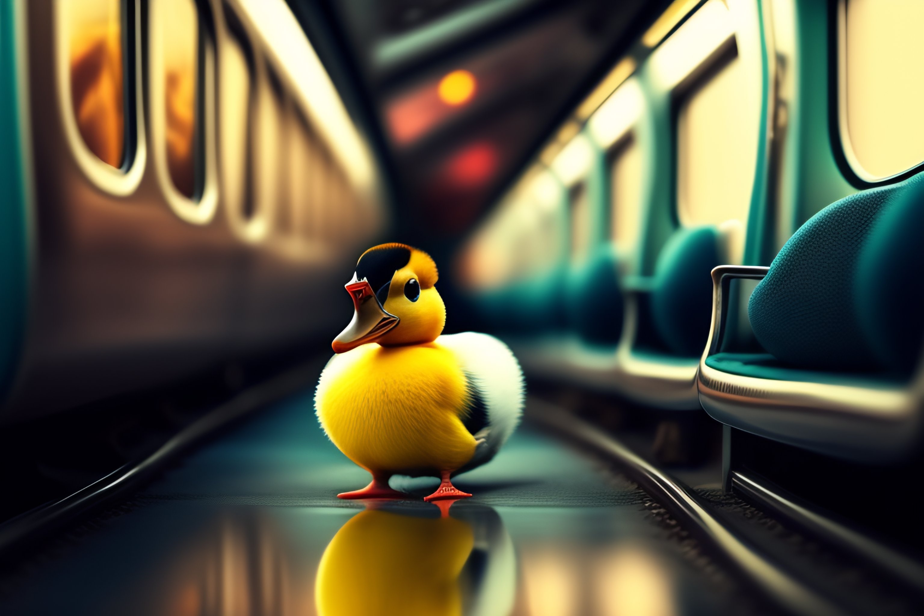 Lexica - Ducky bhai in train