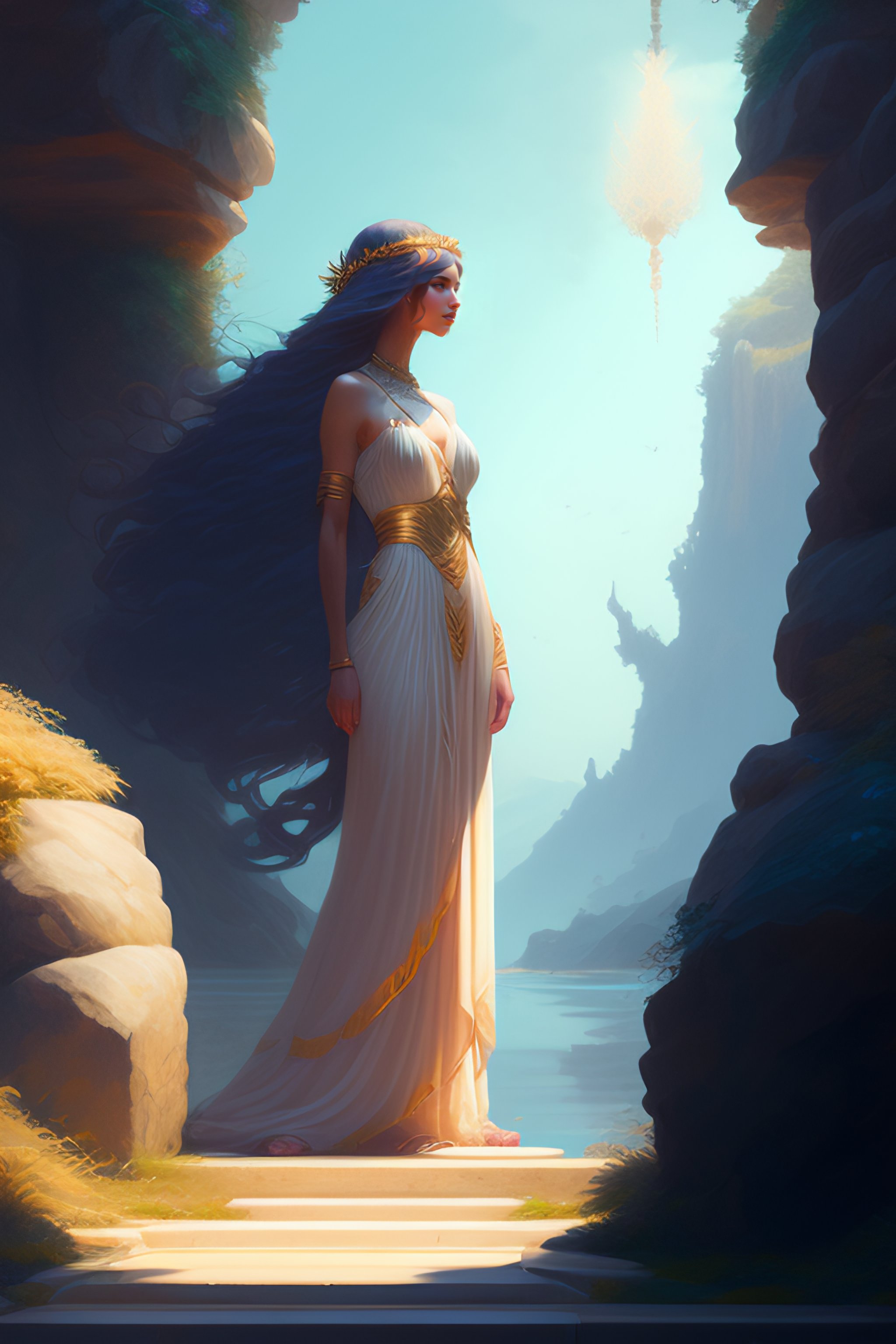 Lexica - Highly detailed full body of Eurydice Greek mythology, stephen ...