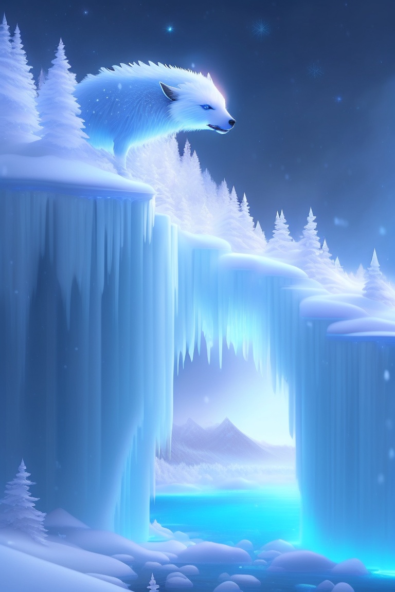 Lexica - Frostbite Frostwisp: In the frozen tundras of "CryptoCritters ...