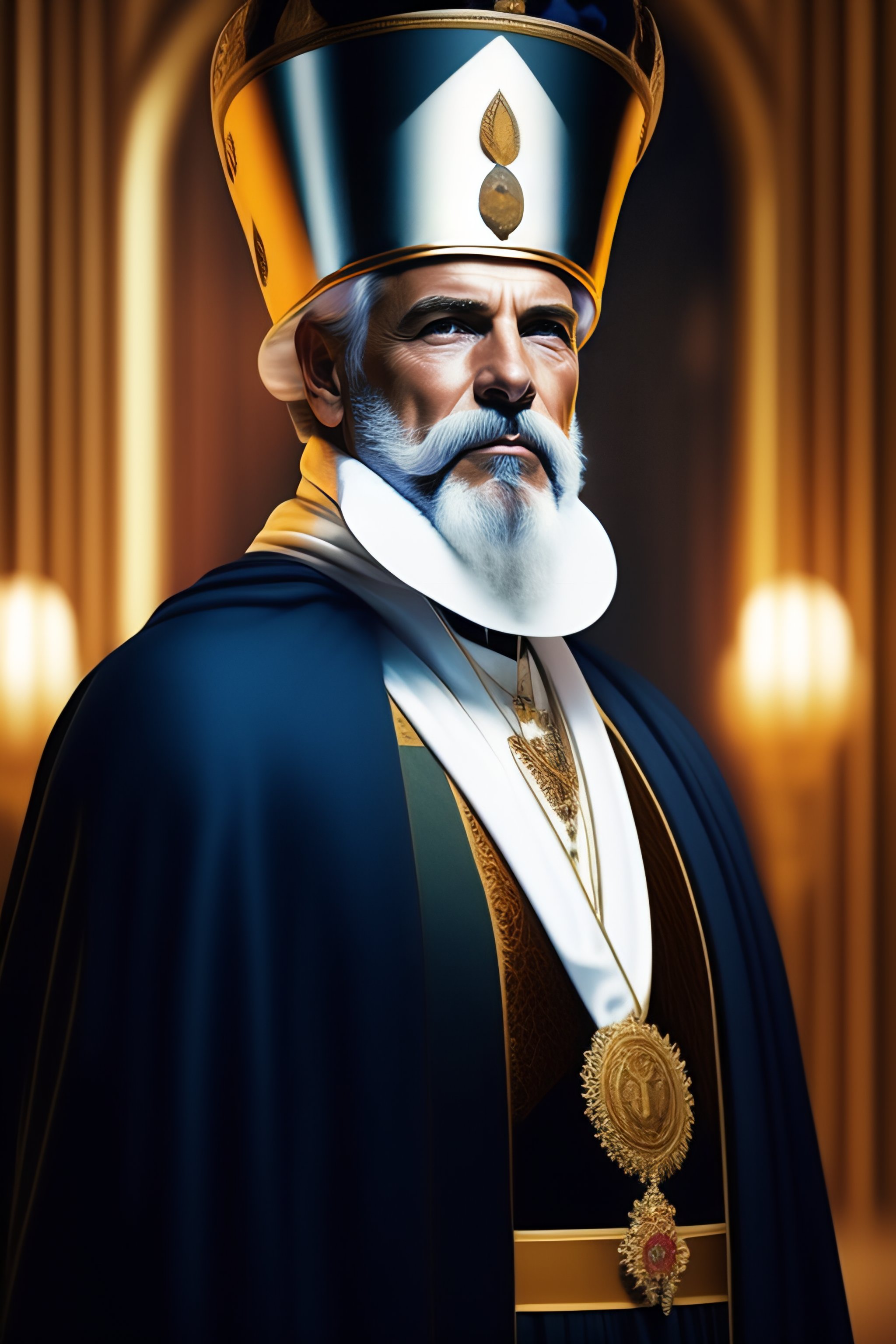 Lexica - Babylon high priest white man masked