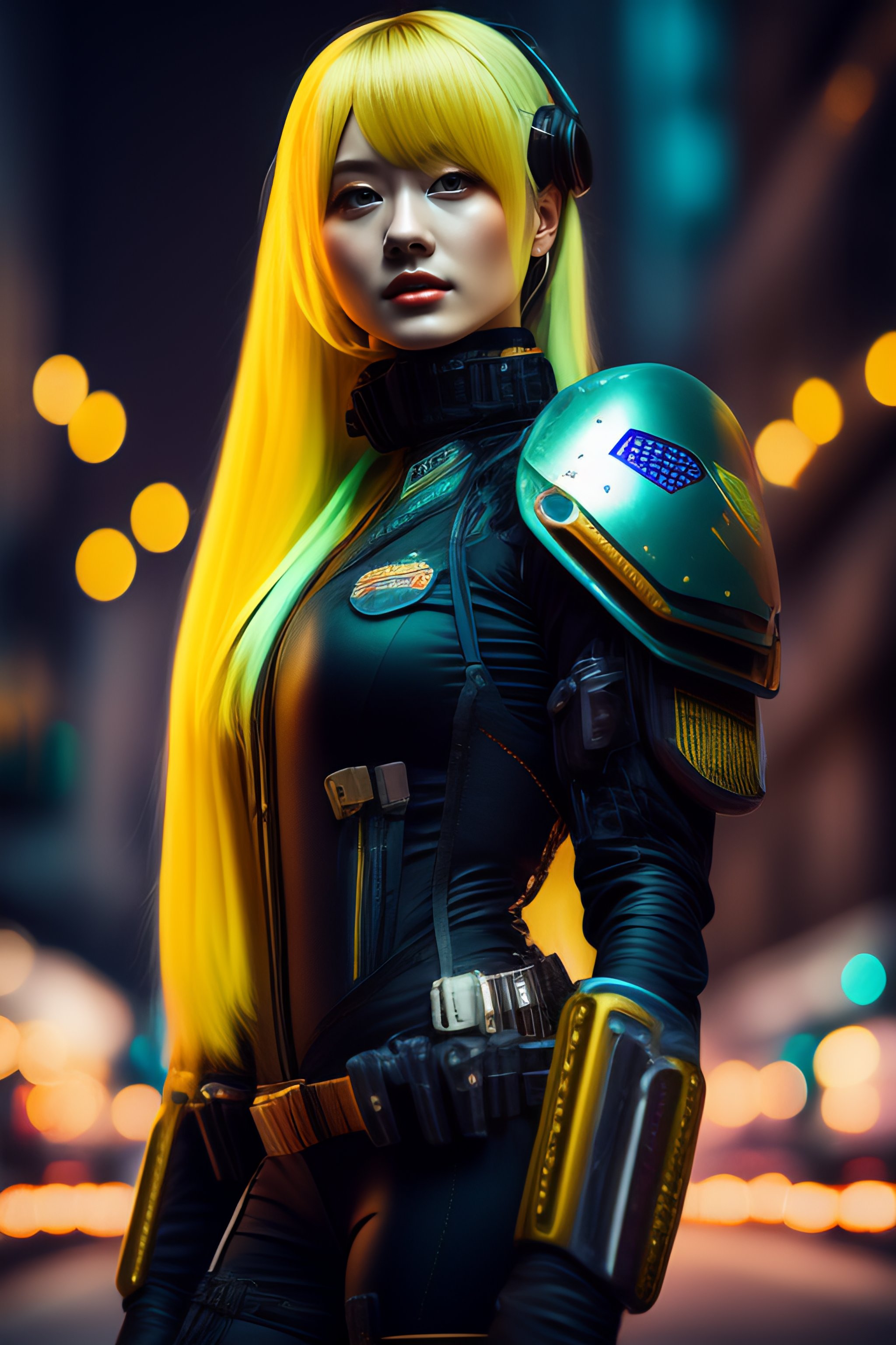 Lexica - Photoreal, cosplay, Cosplayer, cyber punk, Kanna Hashimoto ...
