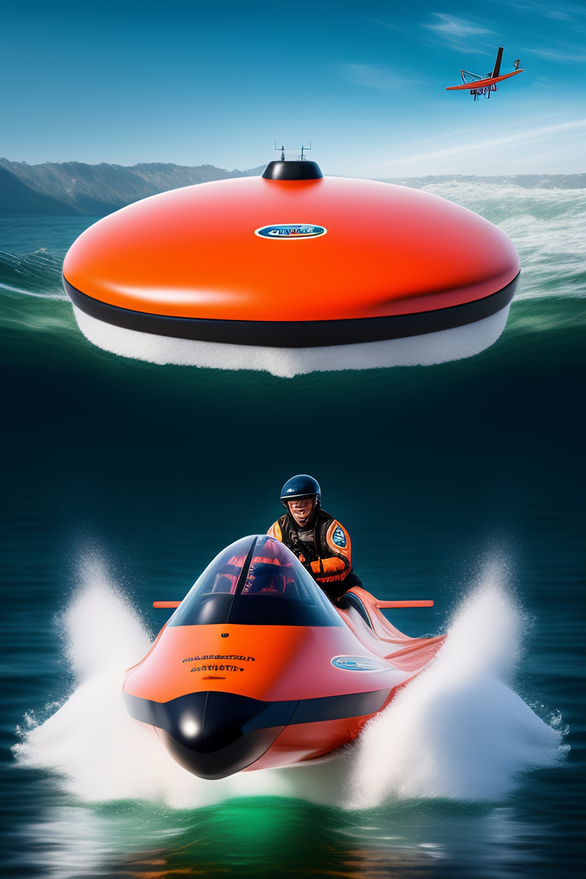 Lexica - Hydrofoil ground effect vehicle water craft wig