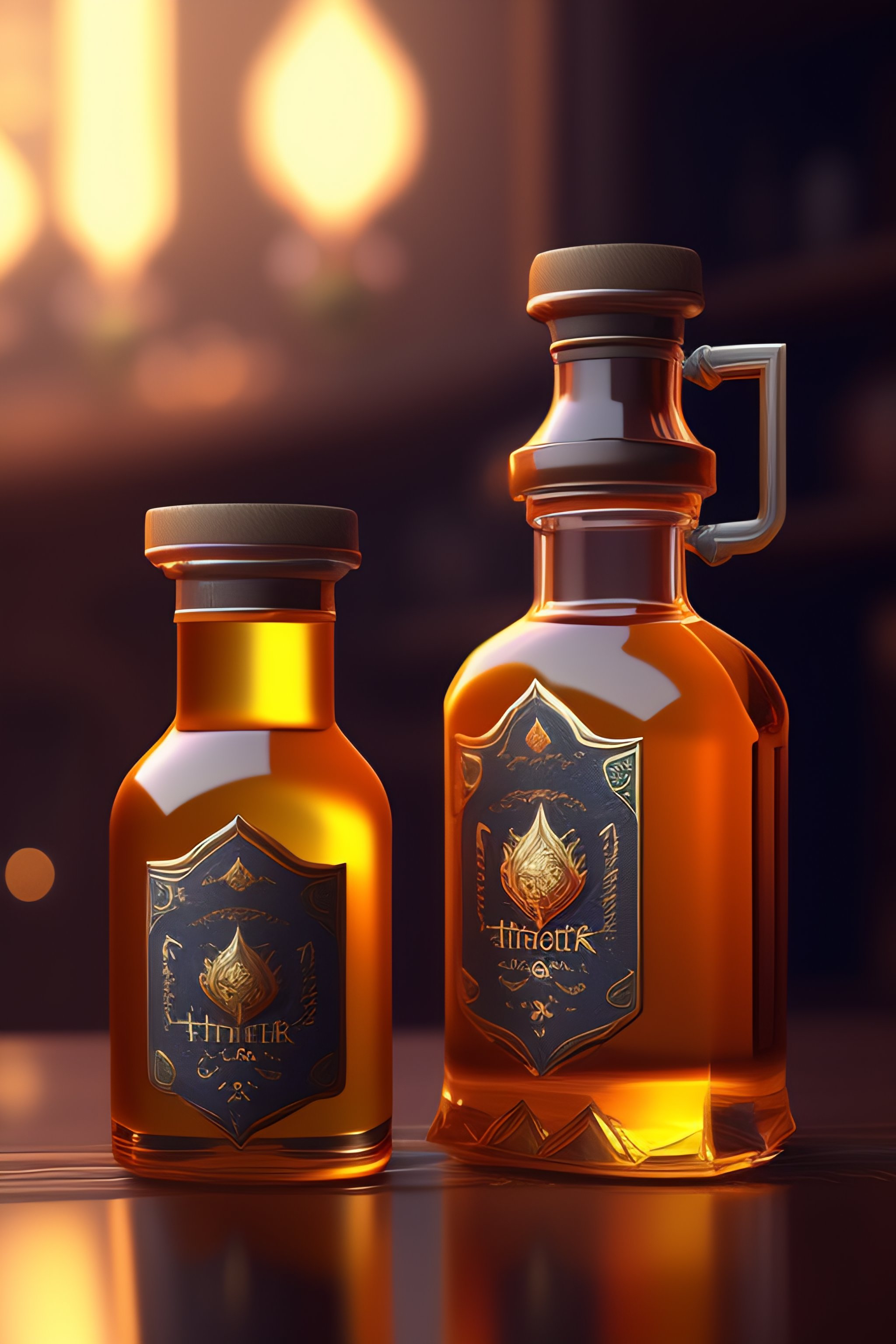 Lexica - Concept art; video game potions; intricate elegant bottles ...