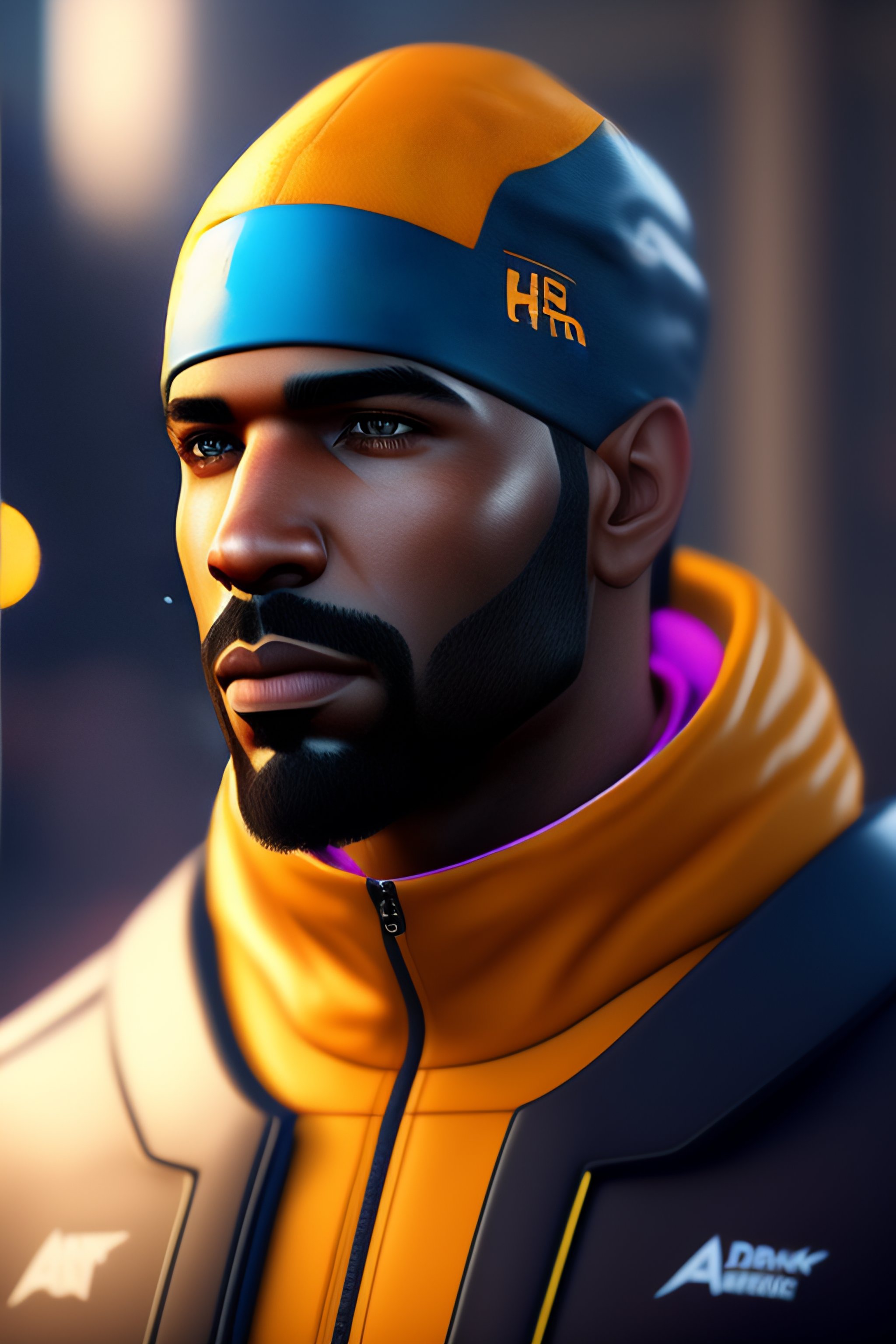 Lexica - Photo of Realistic Drake, Hicham Habchi,PhxLabs, 4k, vibrant ...
