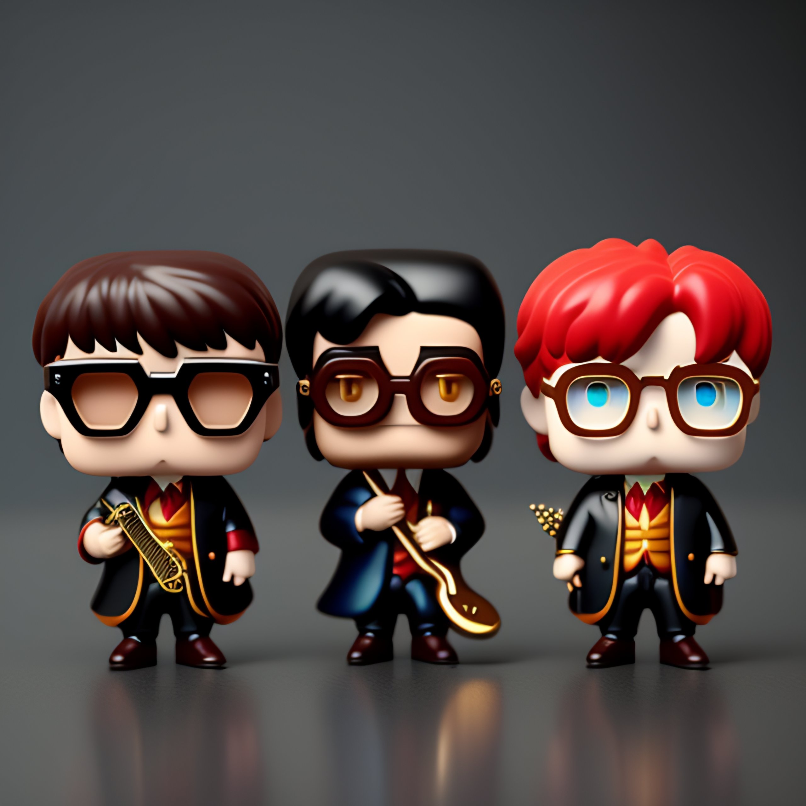 Lexica - Harry Potter rocker funko realistic 3d render --q 5 --ar 1:1