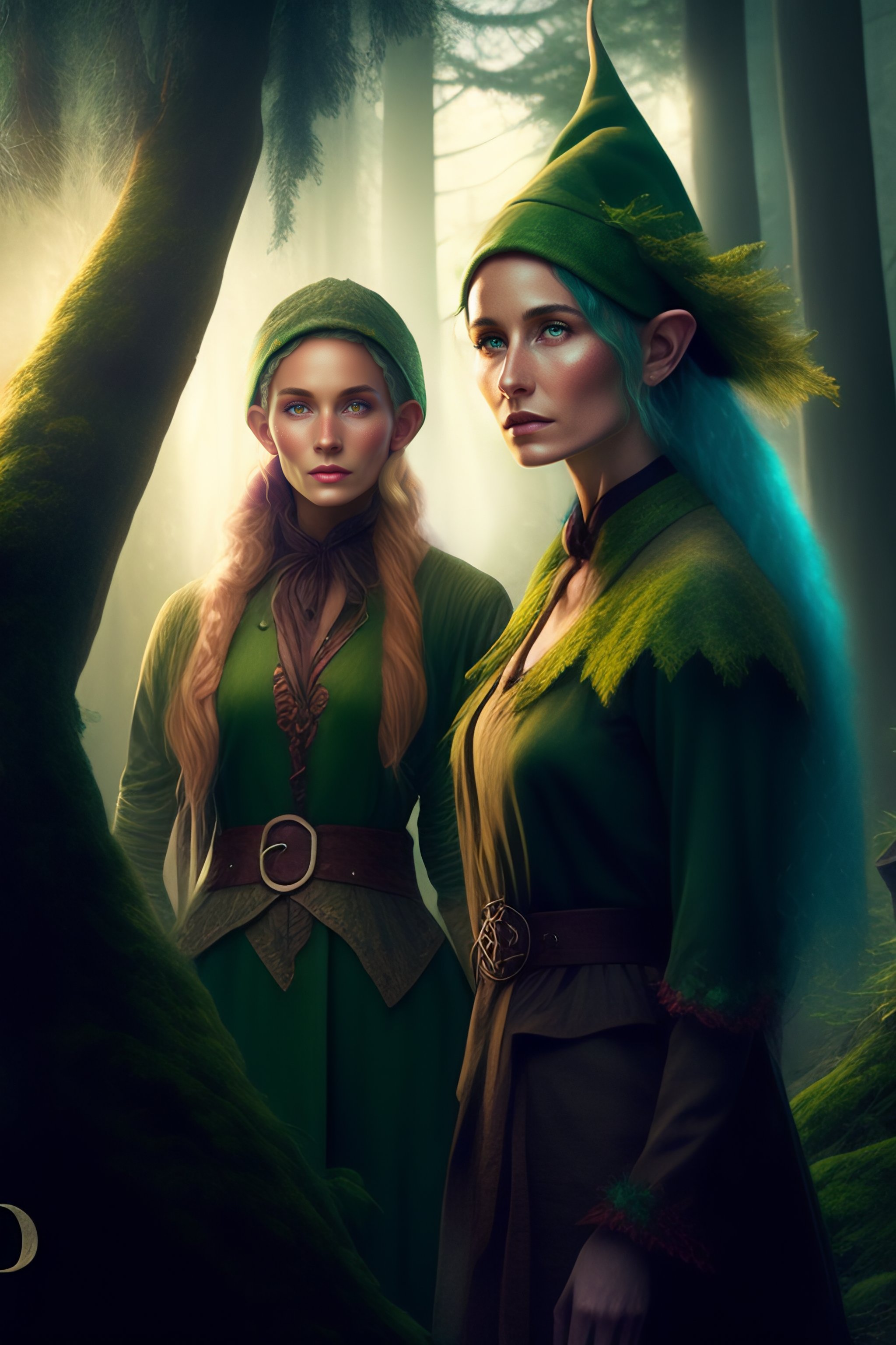 Lexica - In a dense, magical forest, a group of women elves live and ...