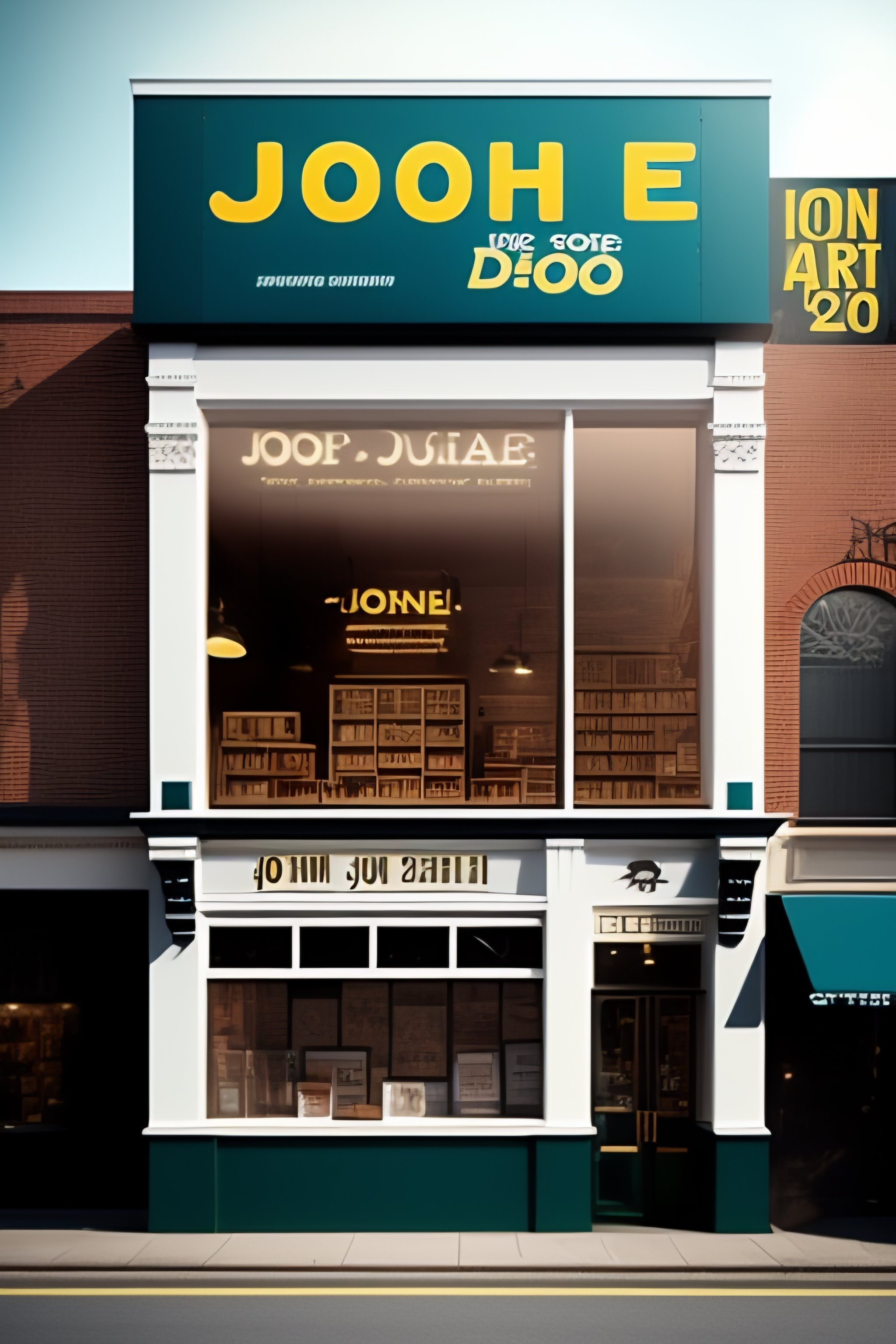 Lexica - "John Doe " cartoon record store