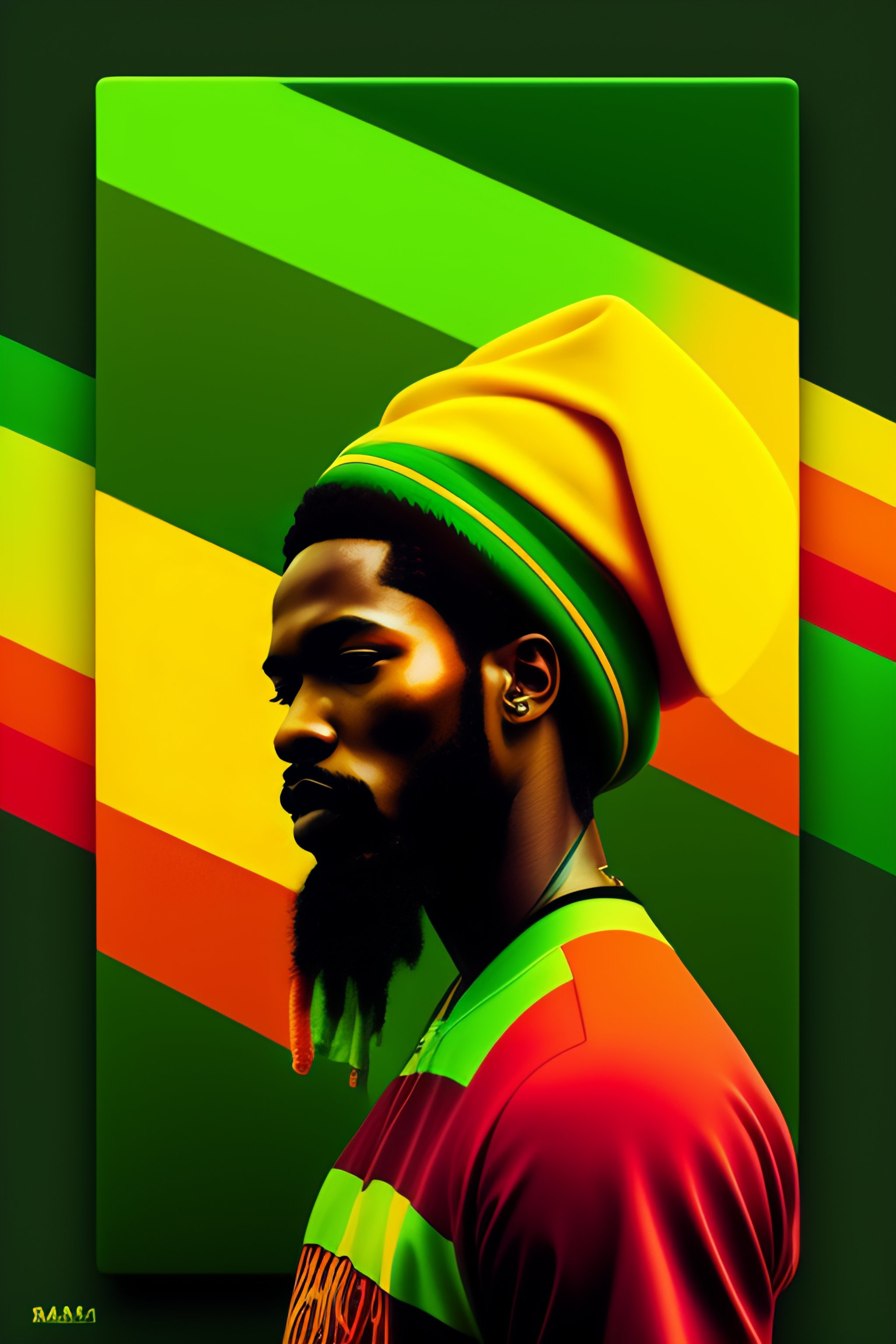 Rastafarian Man Profile