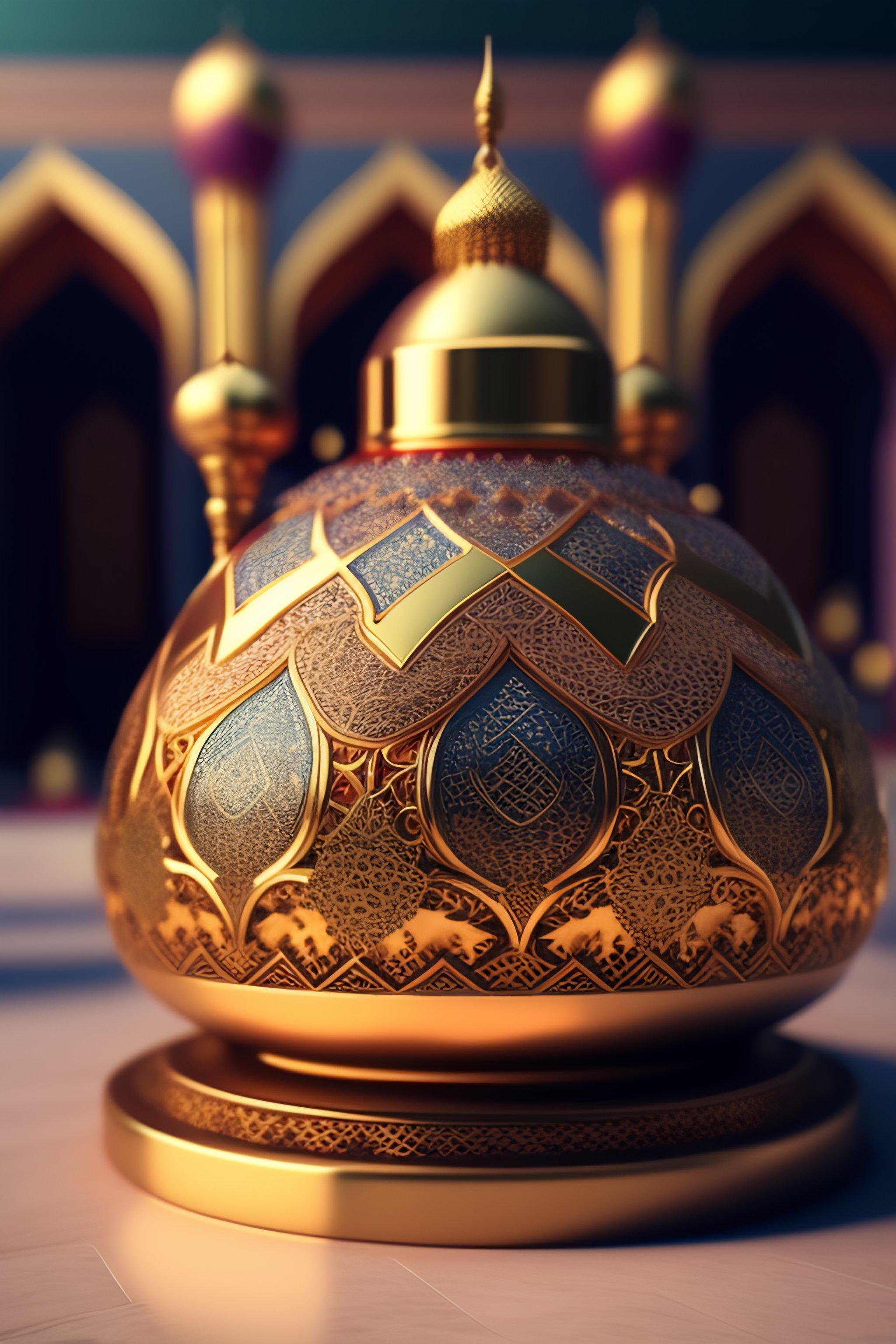 Lexica - Ramadan designs with Islamic shape, Unreal Engine, 4K, prefect ...
