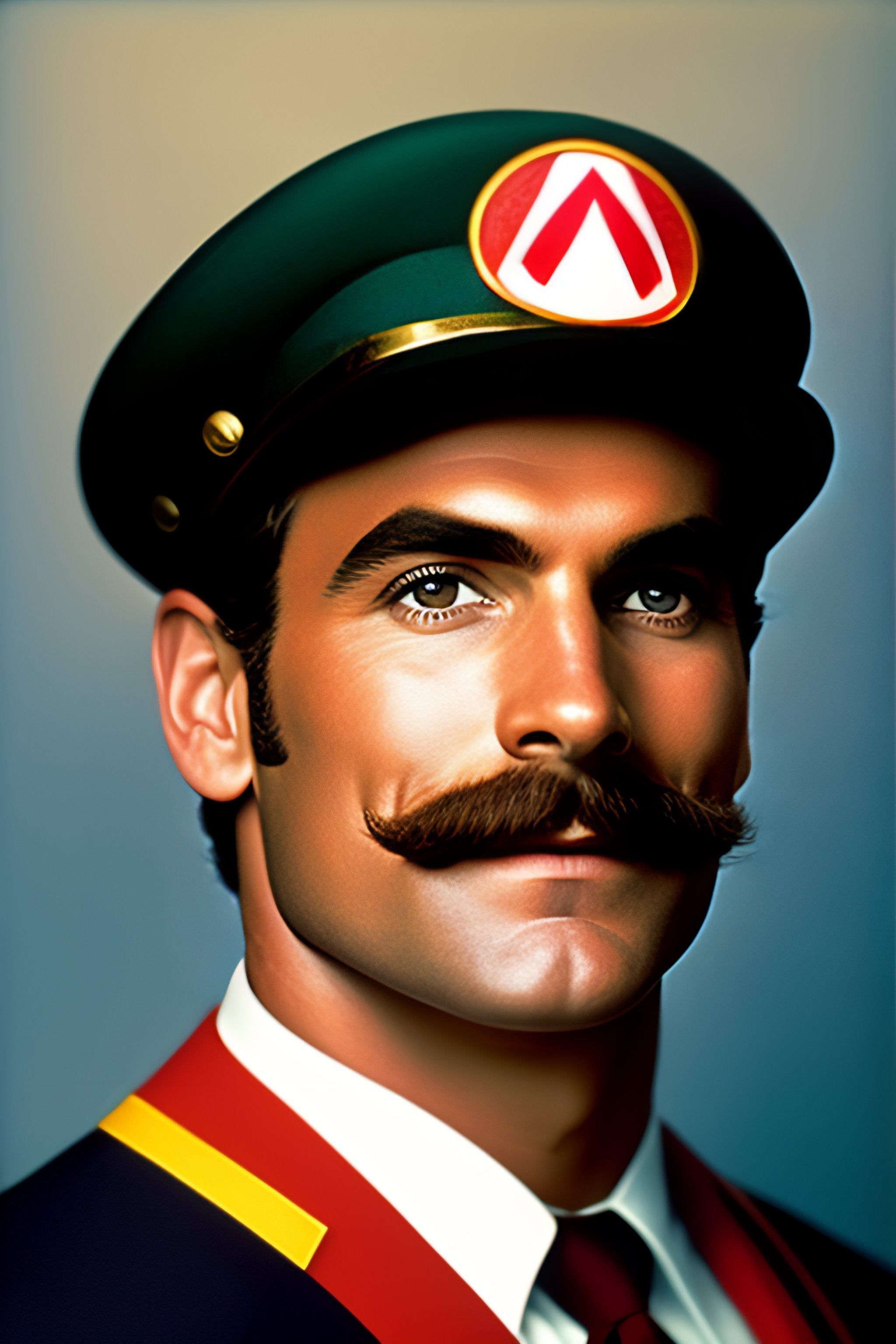 Lexica - Professional portrait of Mario from the Super Mario Bros video ...
