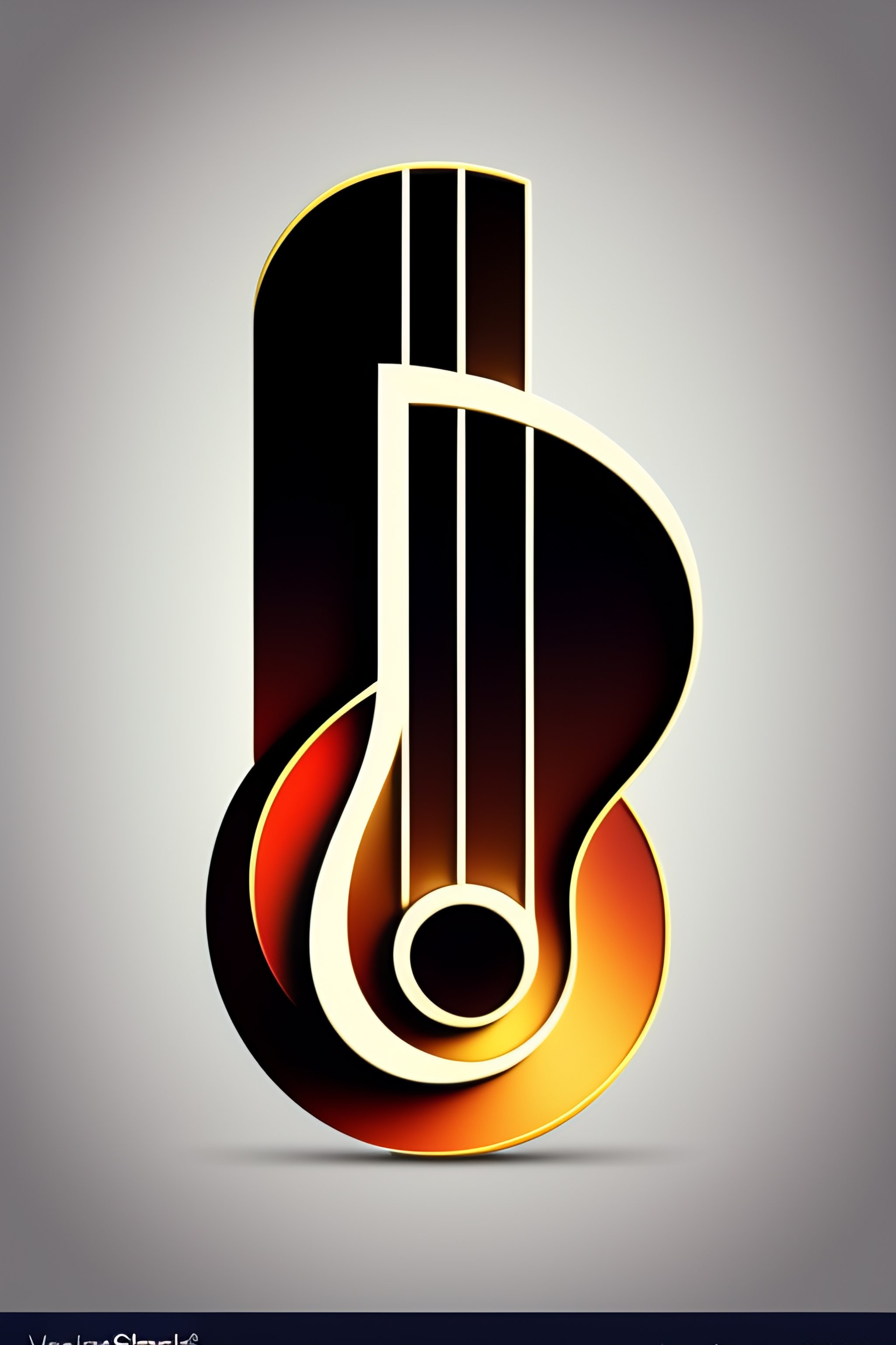 Lexica - Music note logo vector