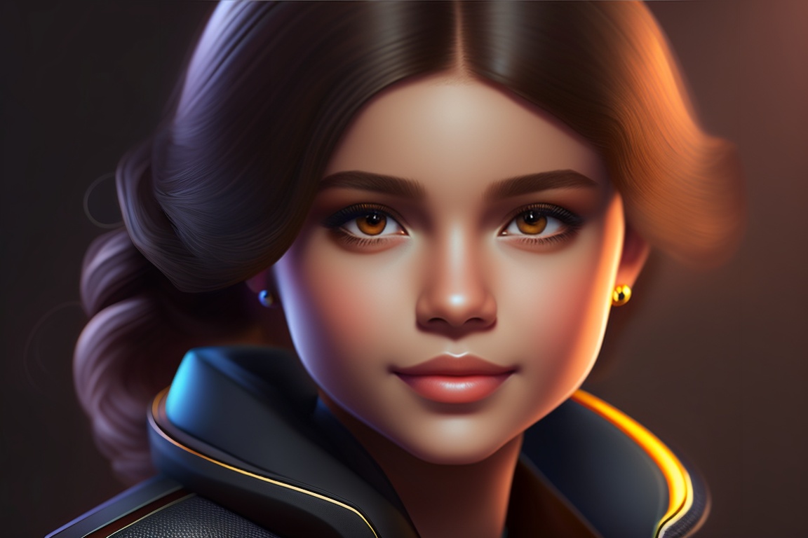 Lexica 3d 4k Modren Girl Dark Background Teacher