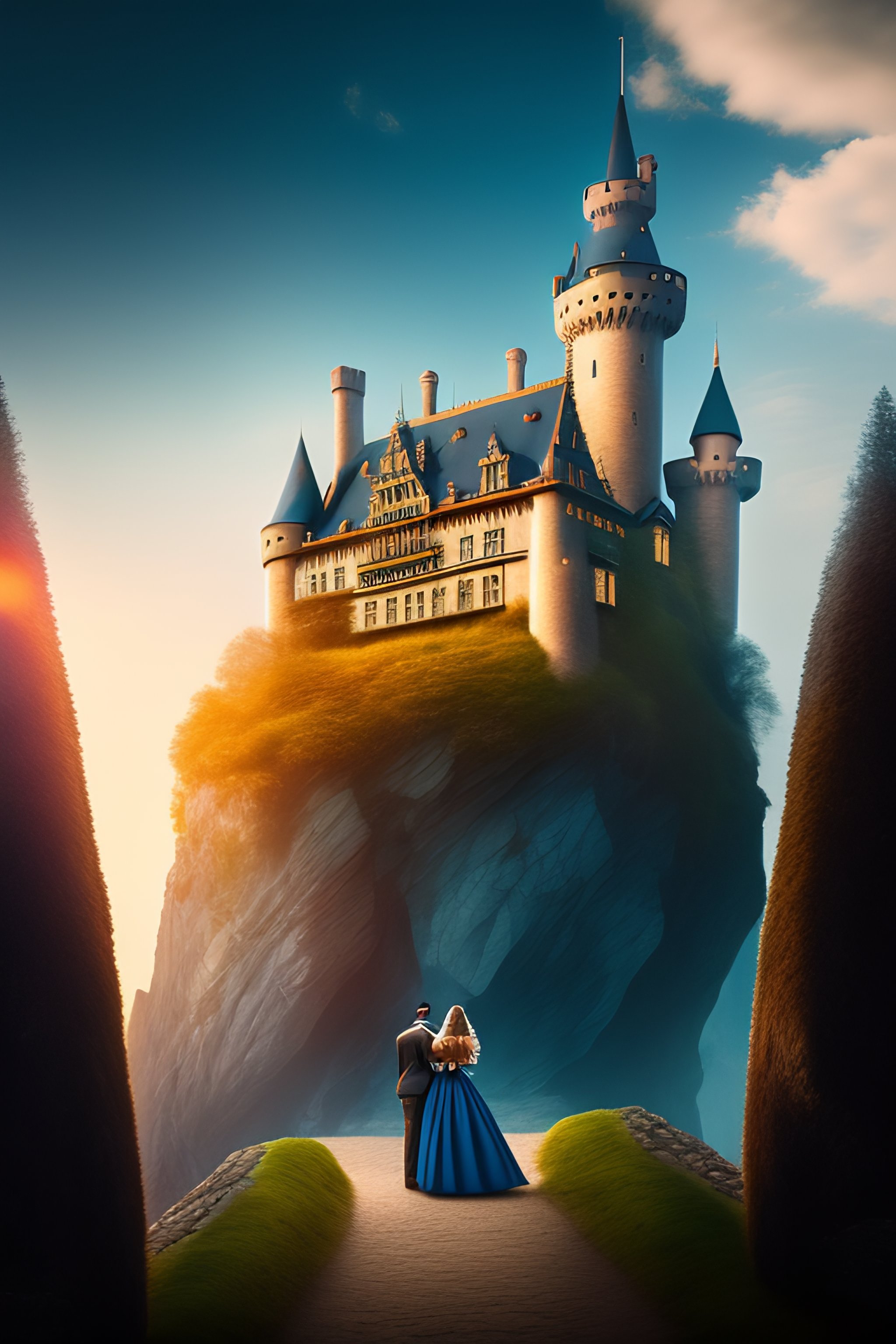 Lexica - Castle with princess clara