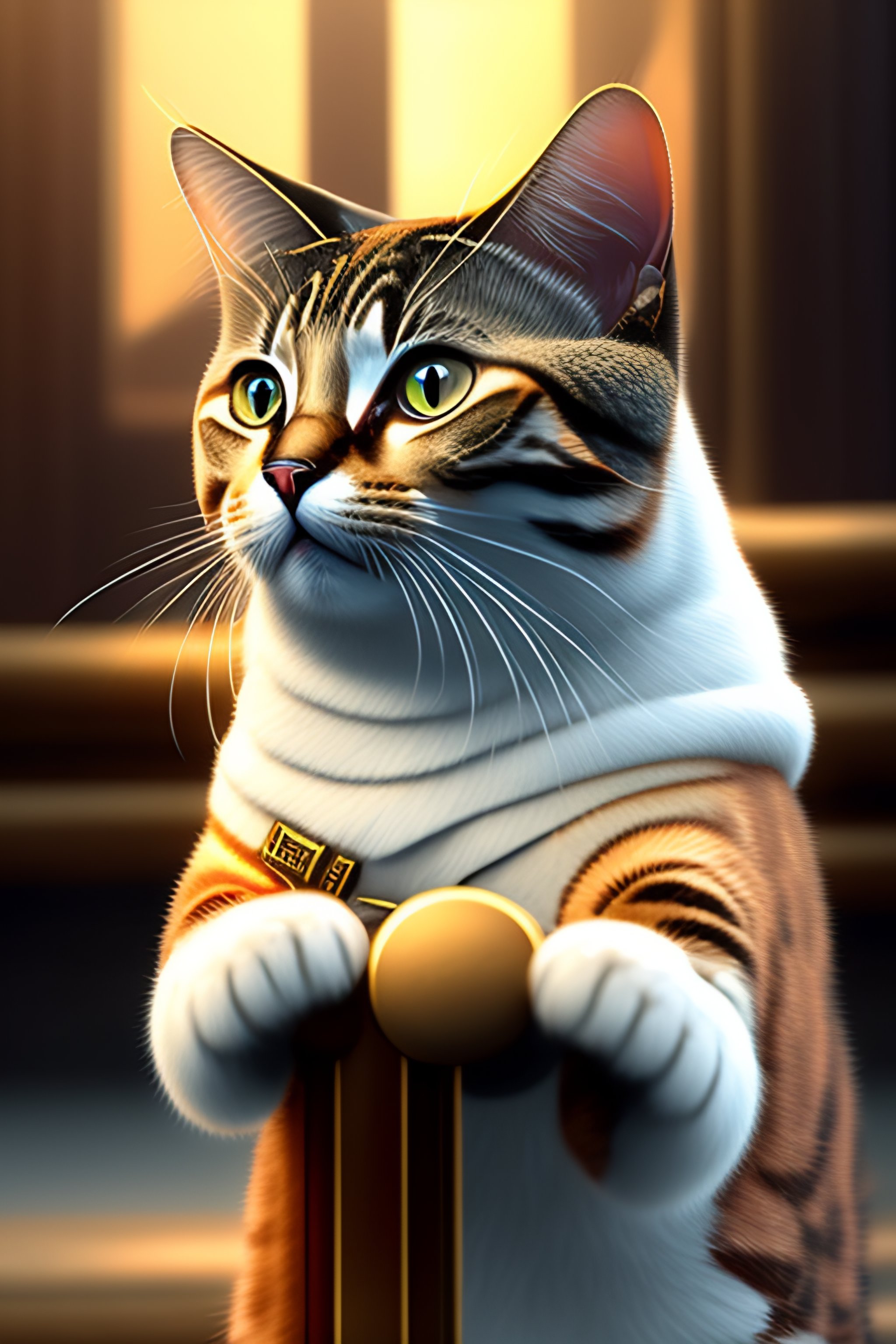 Lexica - Jedi cat doing jedi things