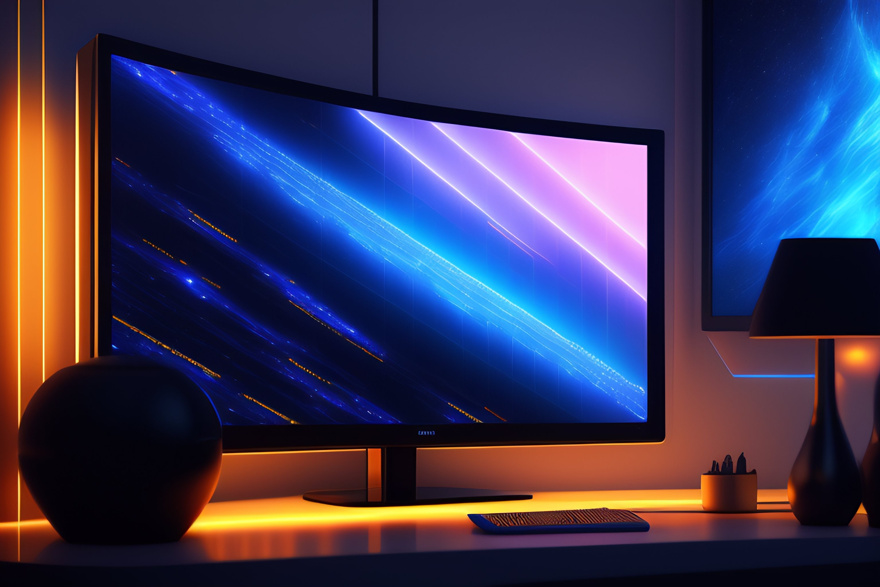 Lexica - Hacking the metaverse, holographic keyboard, curved digital ...