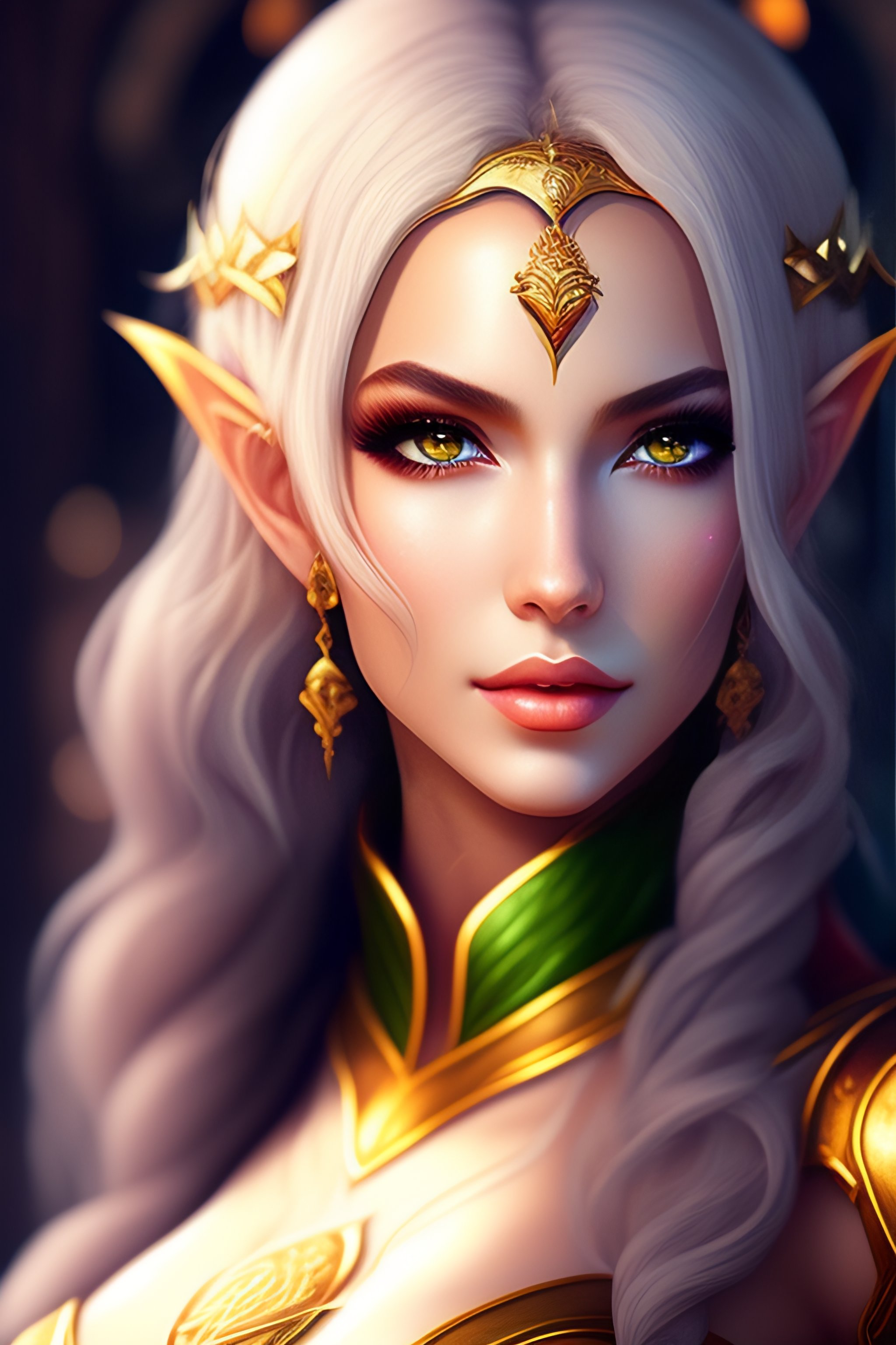Lexica - Elvish anime woman