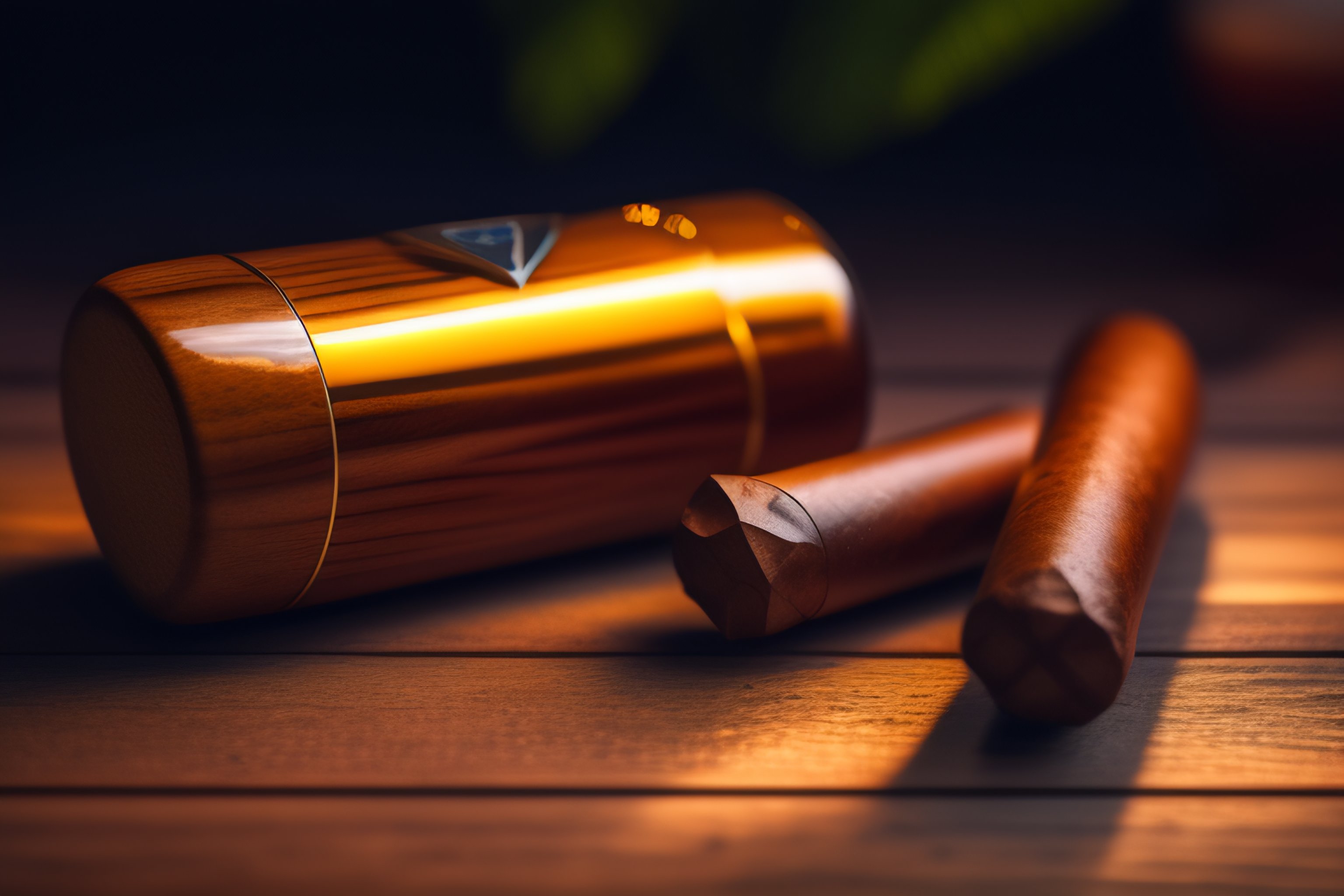 Lexica - Photo of cuban cigars on a wooden table, simon stalenhag, 8k ...