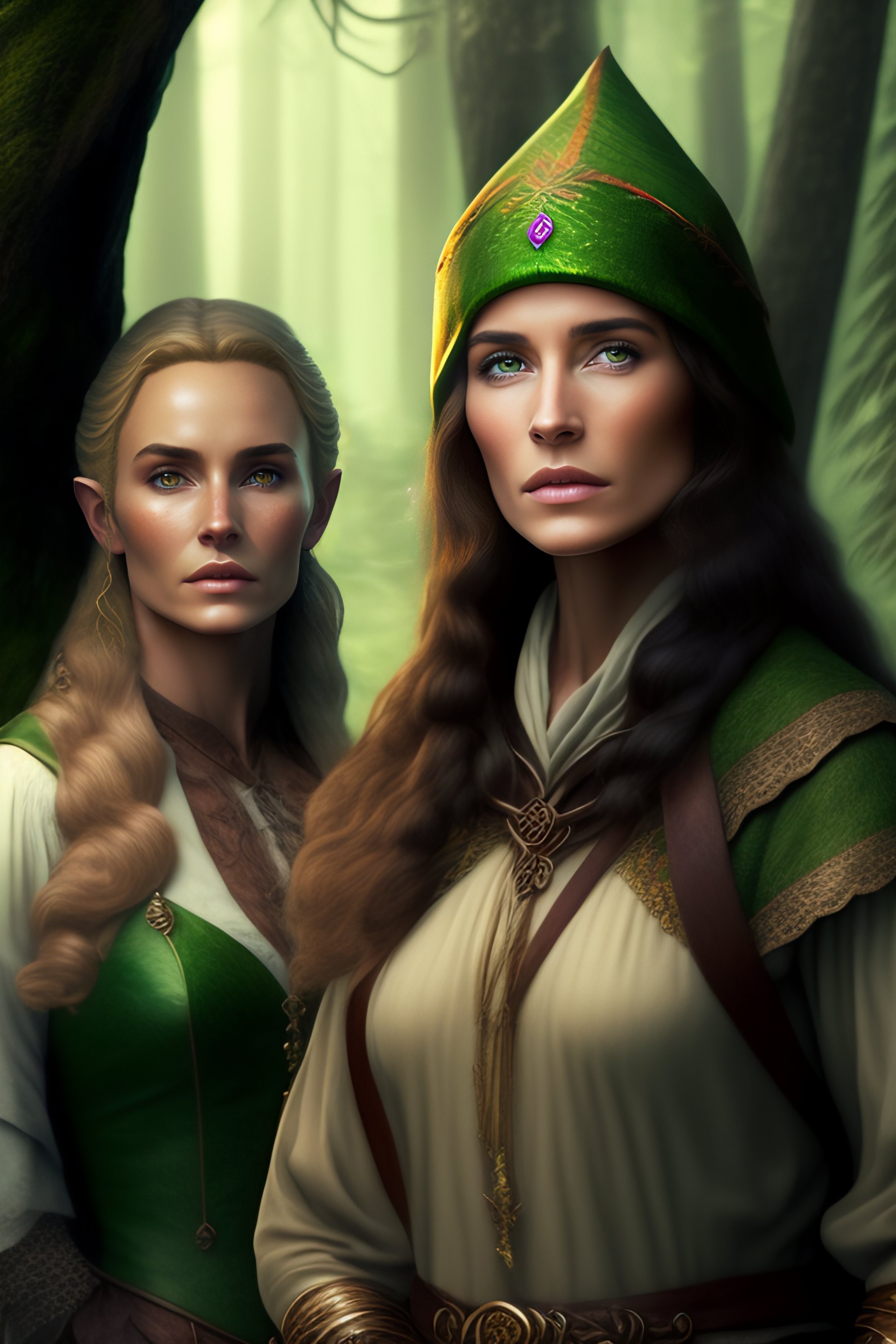Lexica - In a dense, magical forest, a group of women elves live and ...