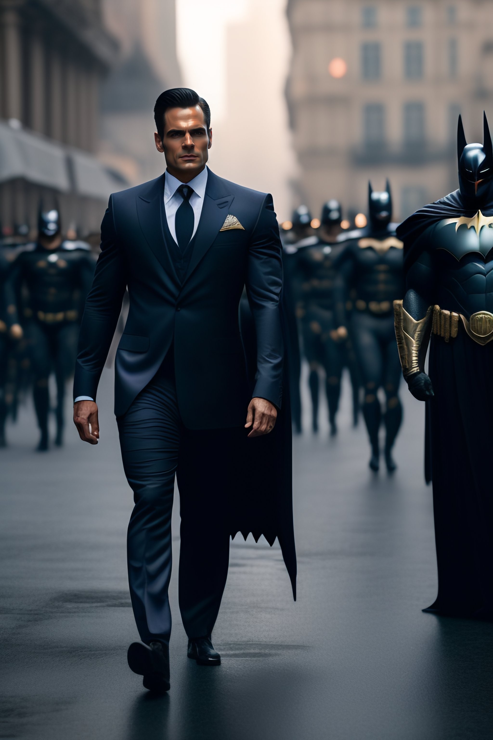 Lexica - Adamos J. Karayiannis as bruce wayne with batsuit in batman ...