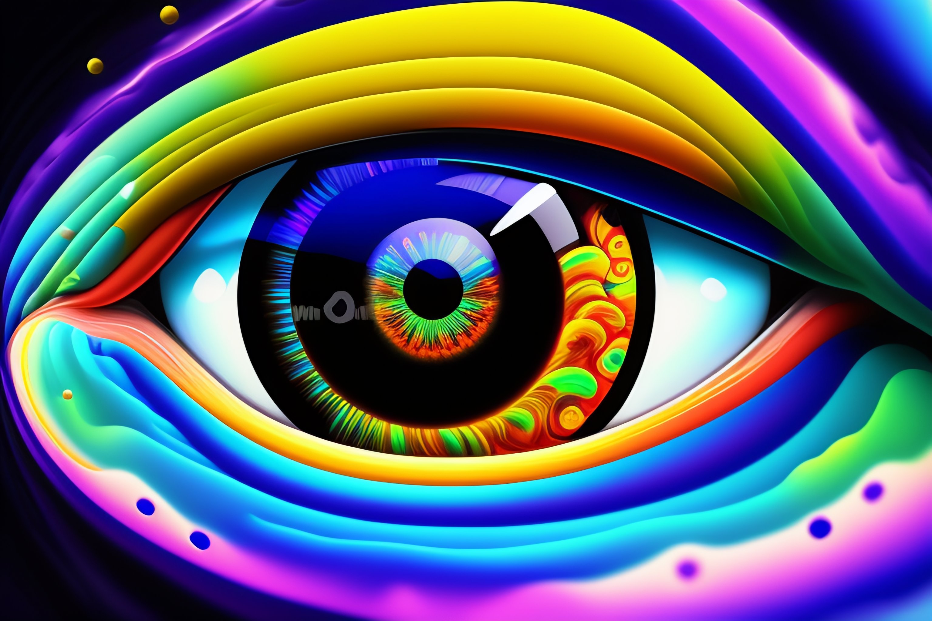 Lexica - 2D drawing of smartphone, human eyeball on the center of the ...