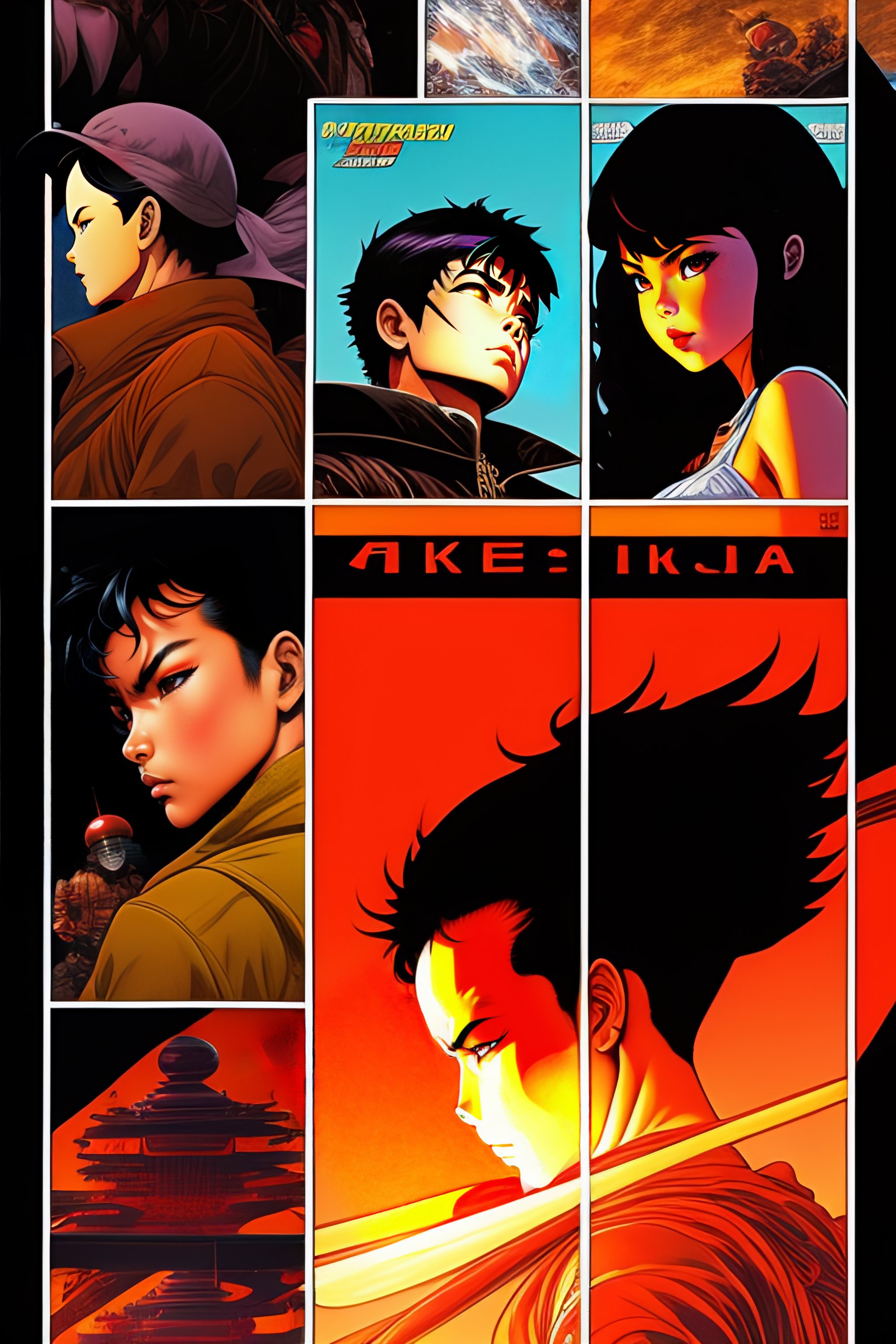 Akira Comic Covers