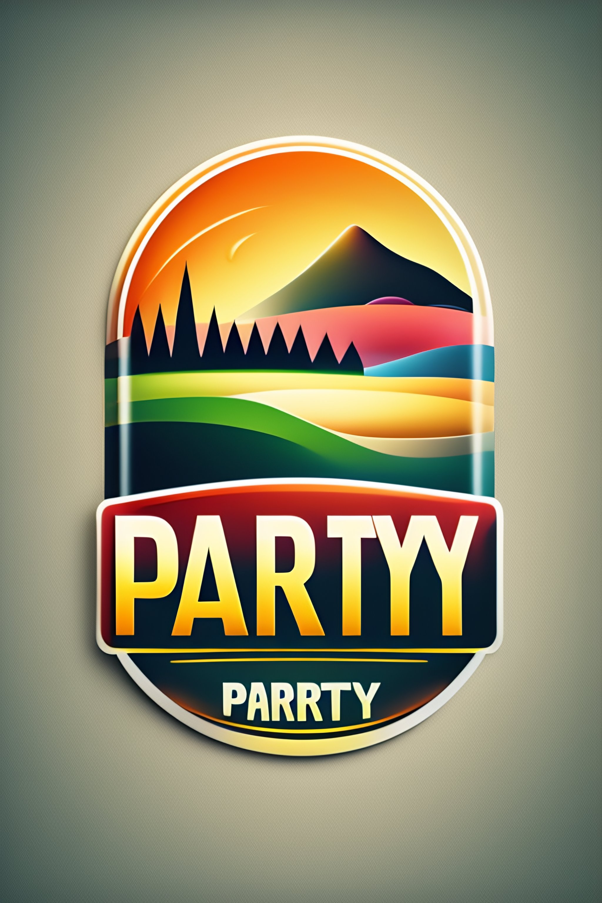 Lexica - A logo of a party room, vector illustration, minimalistic ...