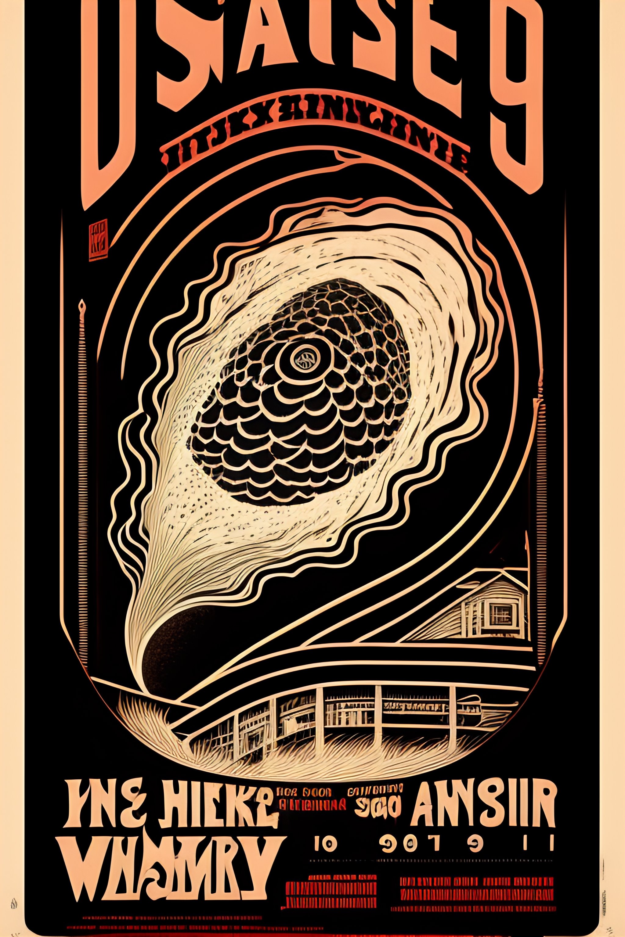 Lexica - Oyster on a 1990s horror movie poster, inking, vintage 90s ...