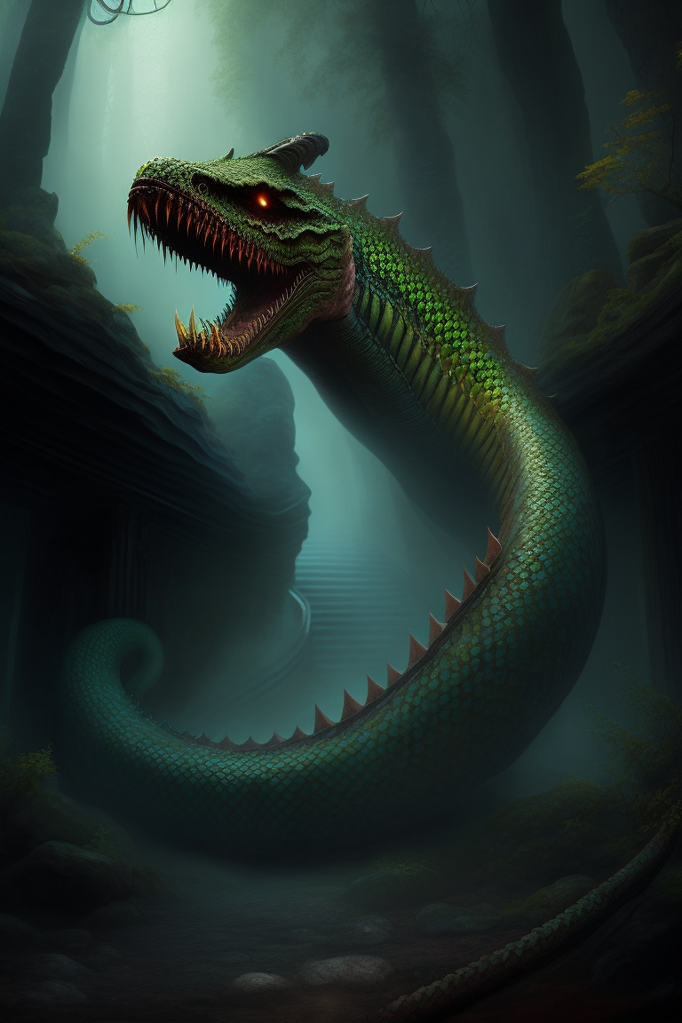 Lexica - Necrotic Serpent: Slithering through the desolate ruins, the ...