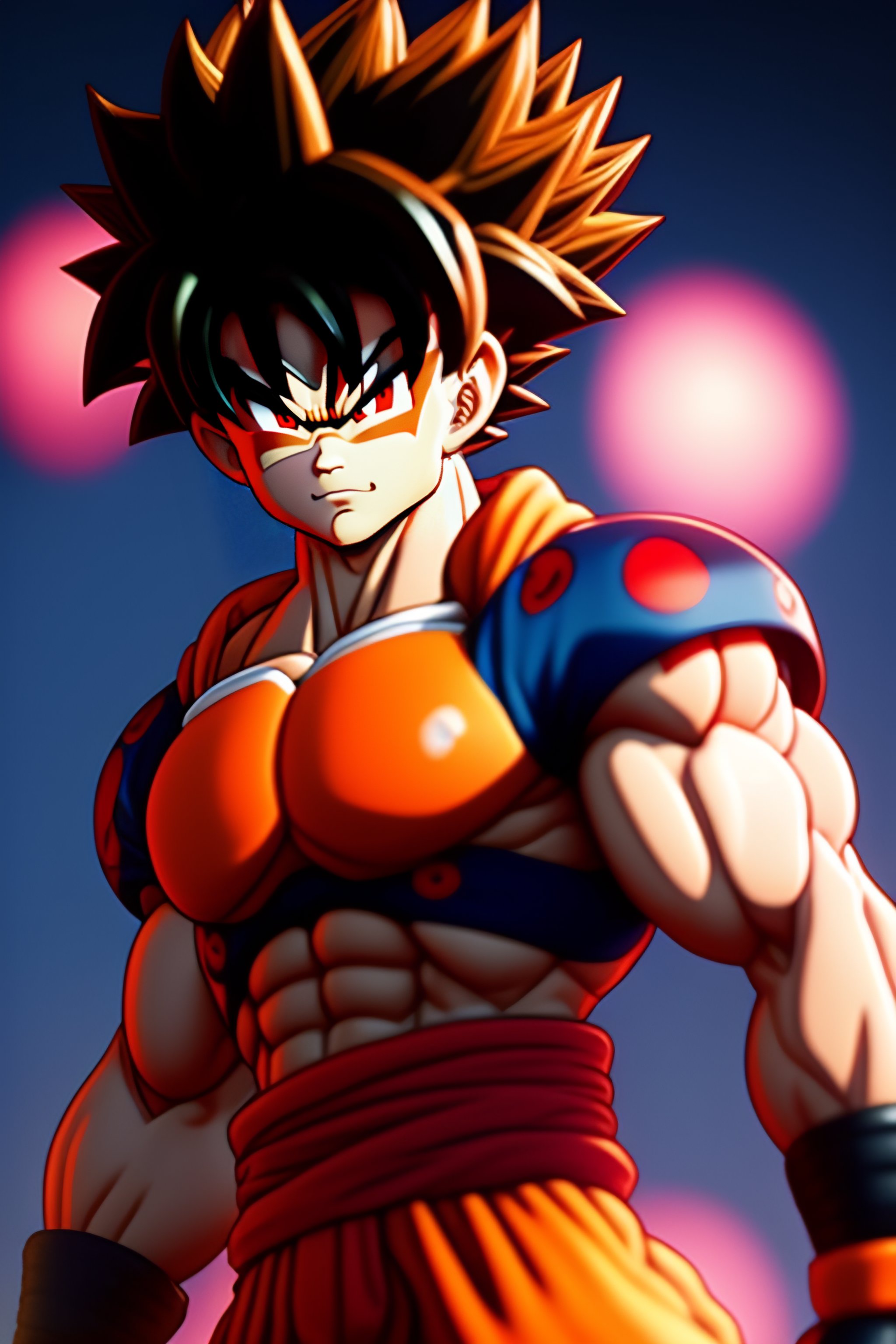 Lexica - Son goku with lady bug outfit