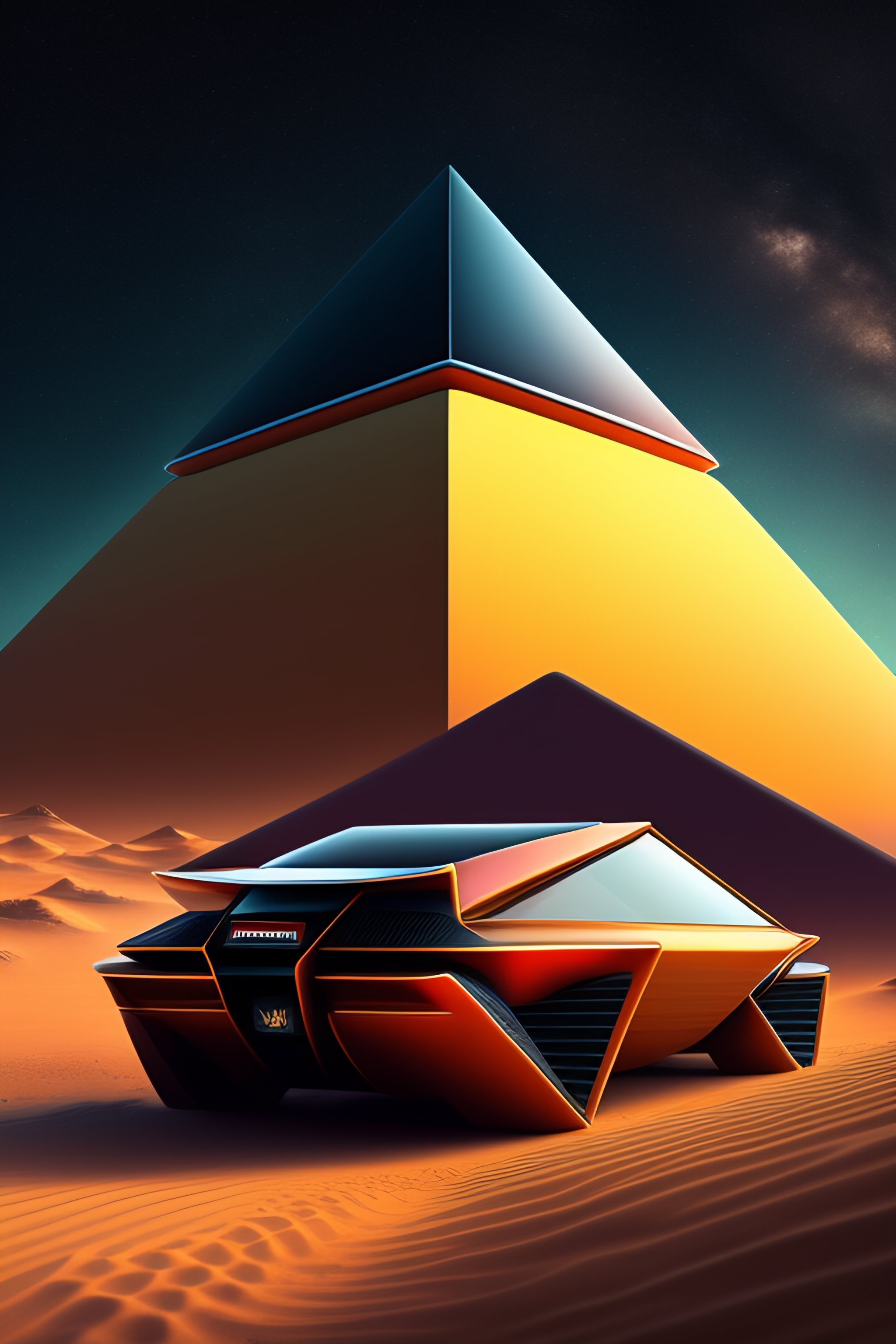 Lexica - Mars pyramids cars