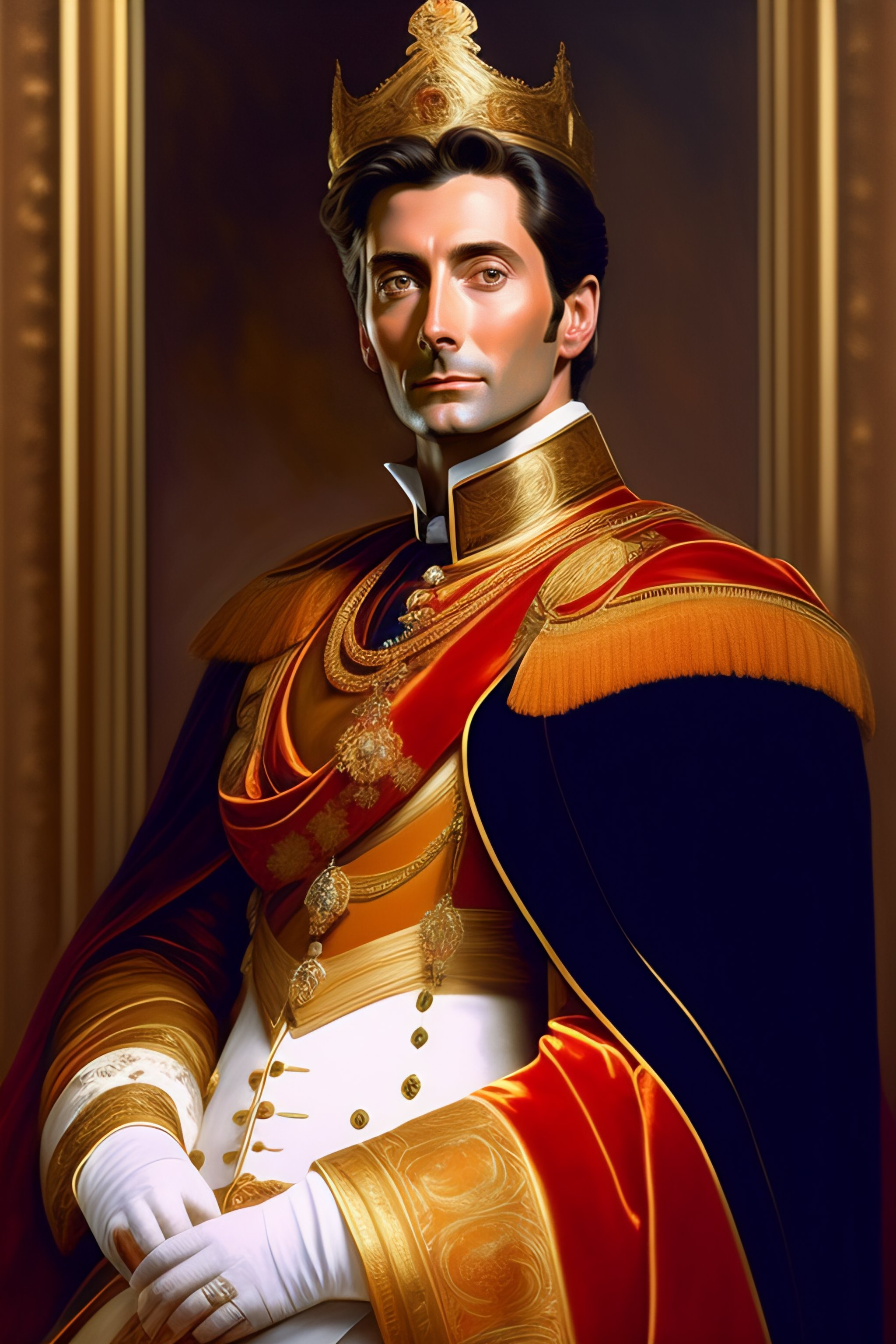 Lexica - Oil portrait of miles edgeworth, intricate, elegant, highly ...