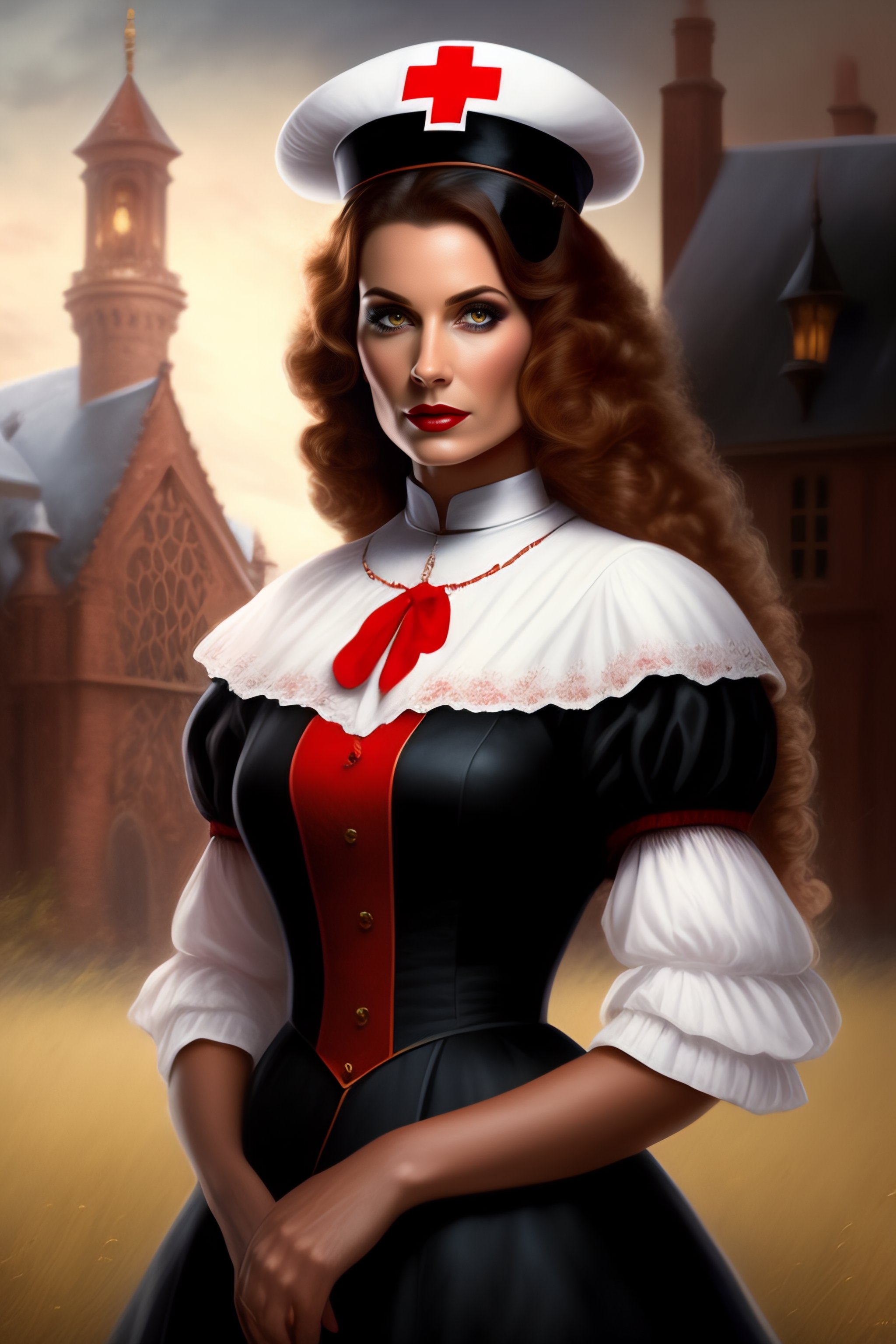Lexica - A gothic nurse from the red cross
