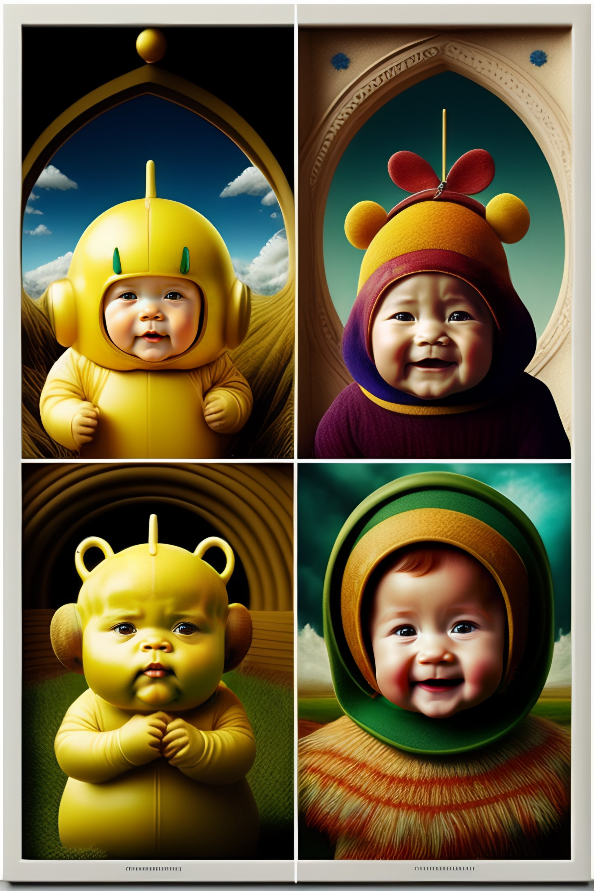 Lexica - The teletubbies realistic, by hieronymus bosch and pieter ...