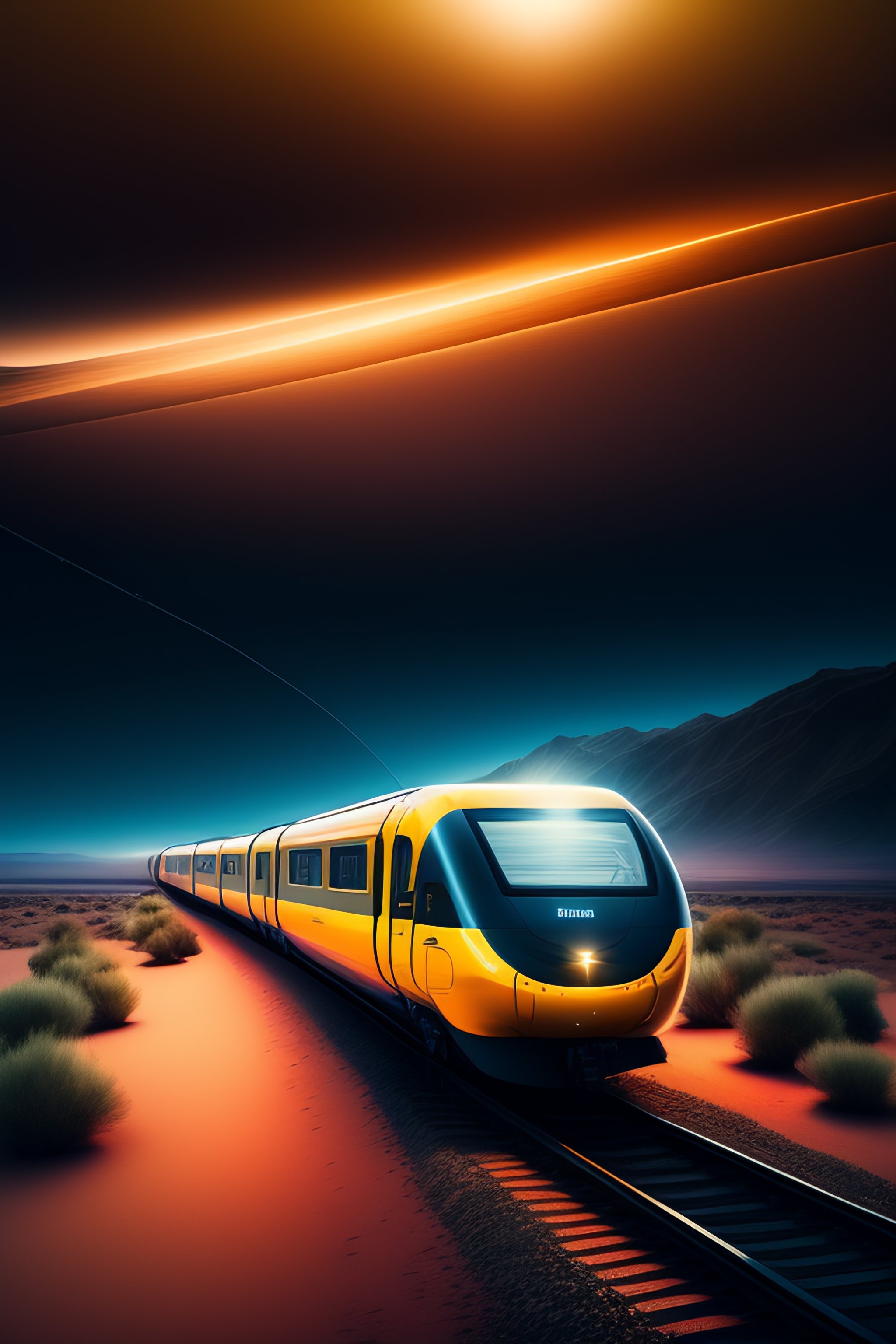 Lexica - Electric train line, another planet