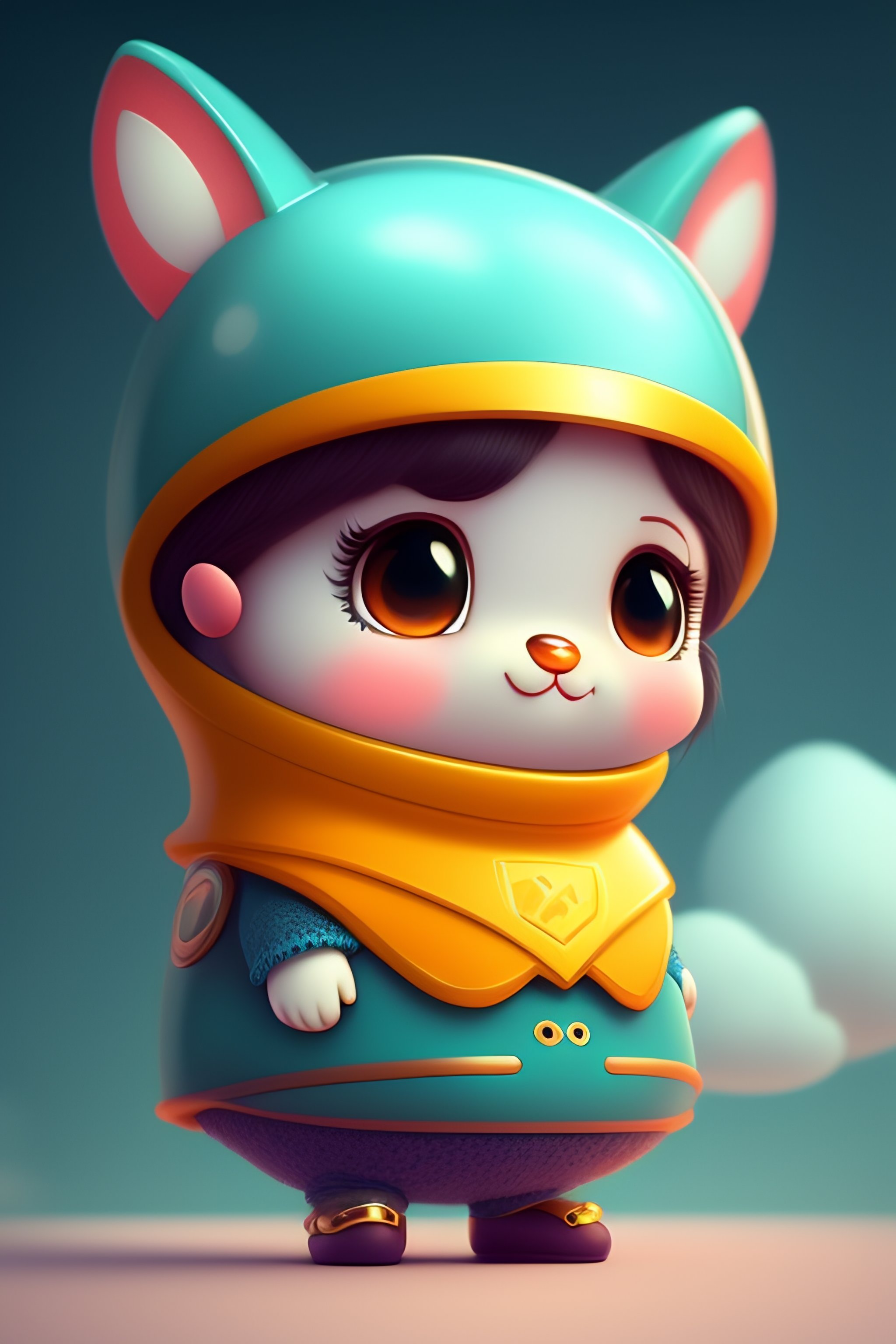 Lexica - Cute and adorable cartoon it baby, fantasy, dreamlike ...