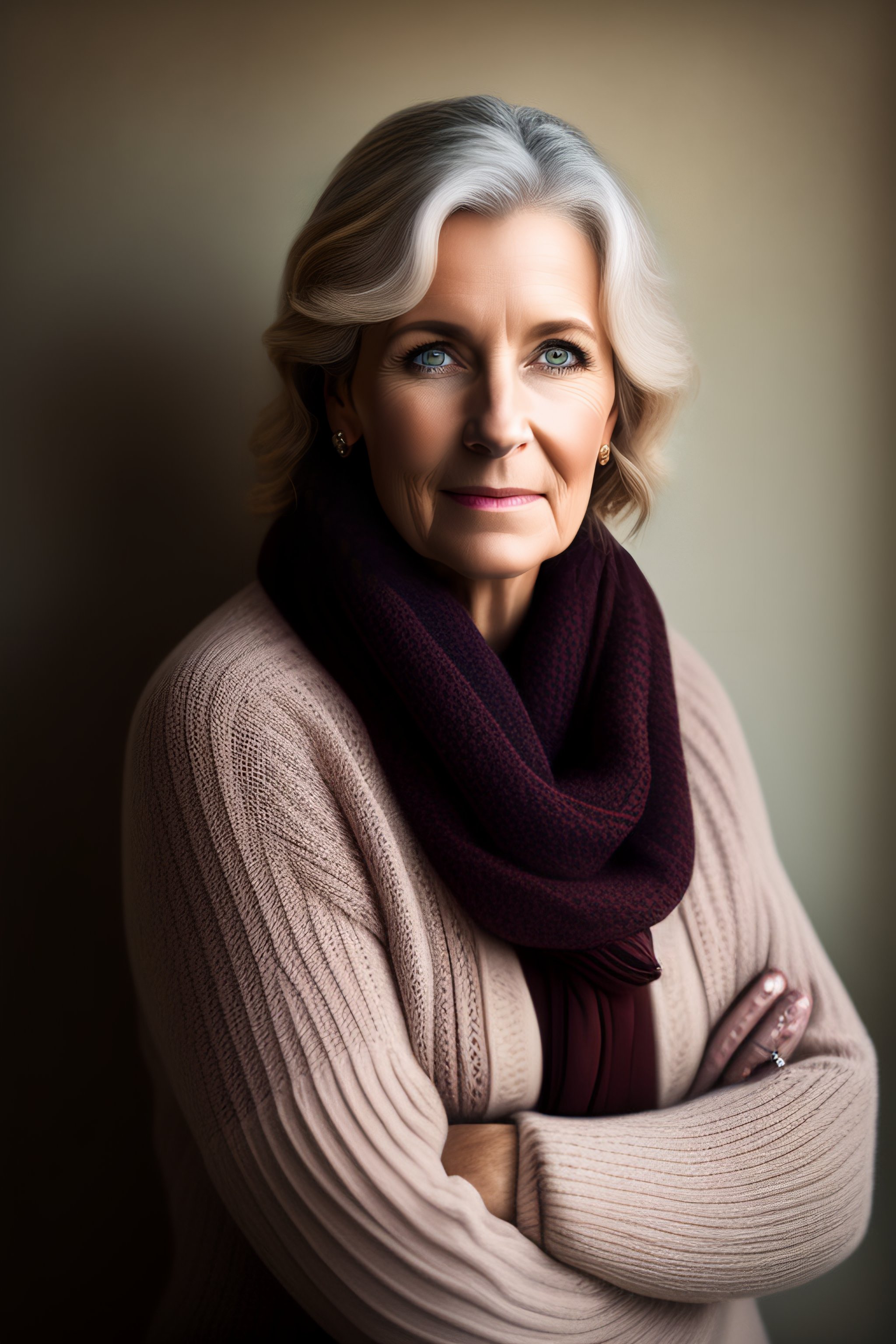 Lexica - Photograph, portrait of middle-aged woman, realistic, natural ...