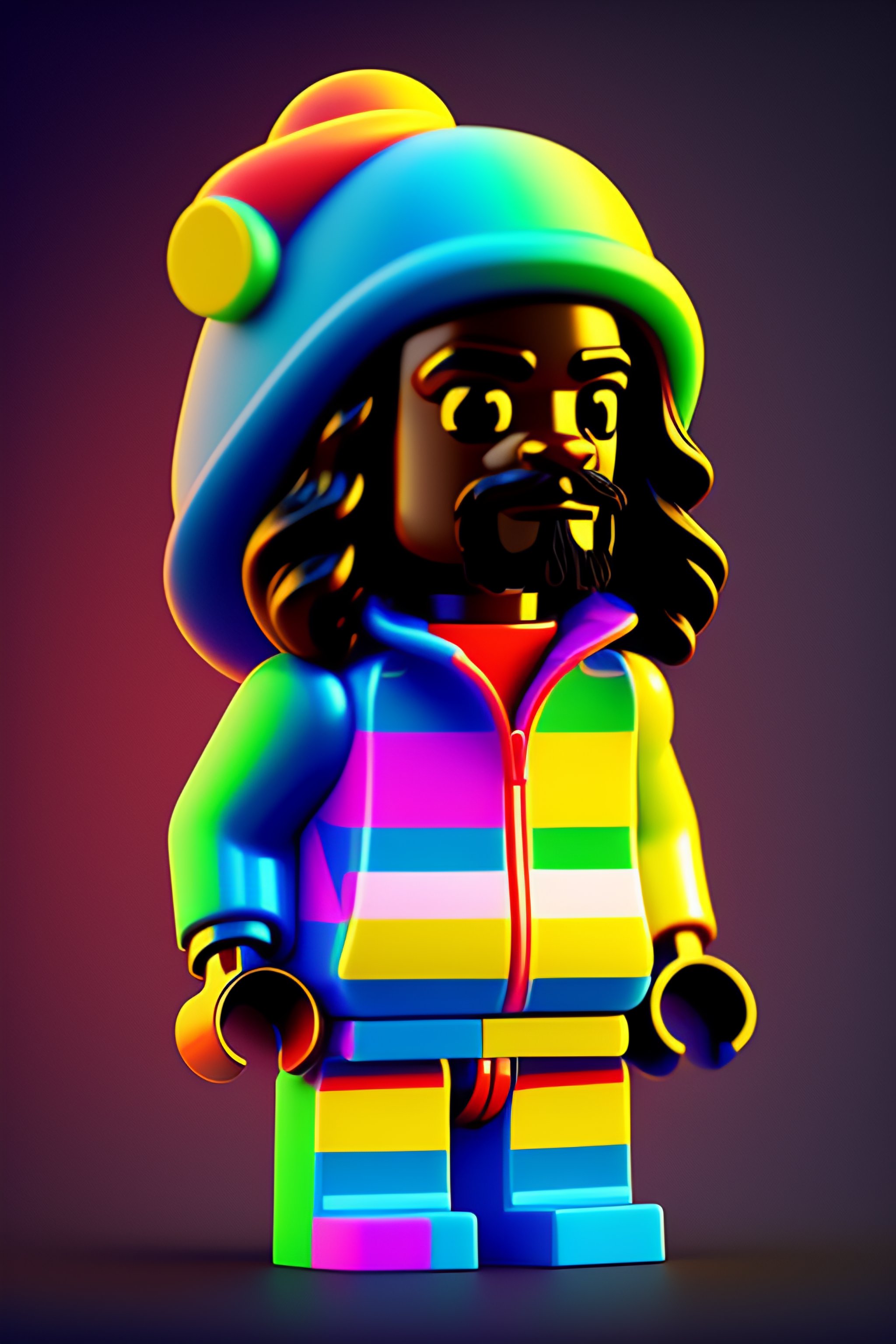 Lexica - Lego character, Snoop Dogg, colorful, coloring book, sticker ...