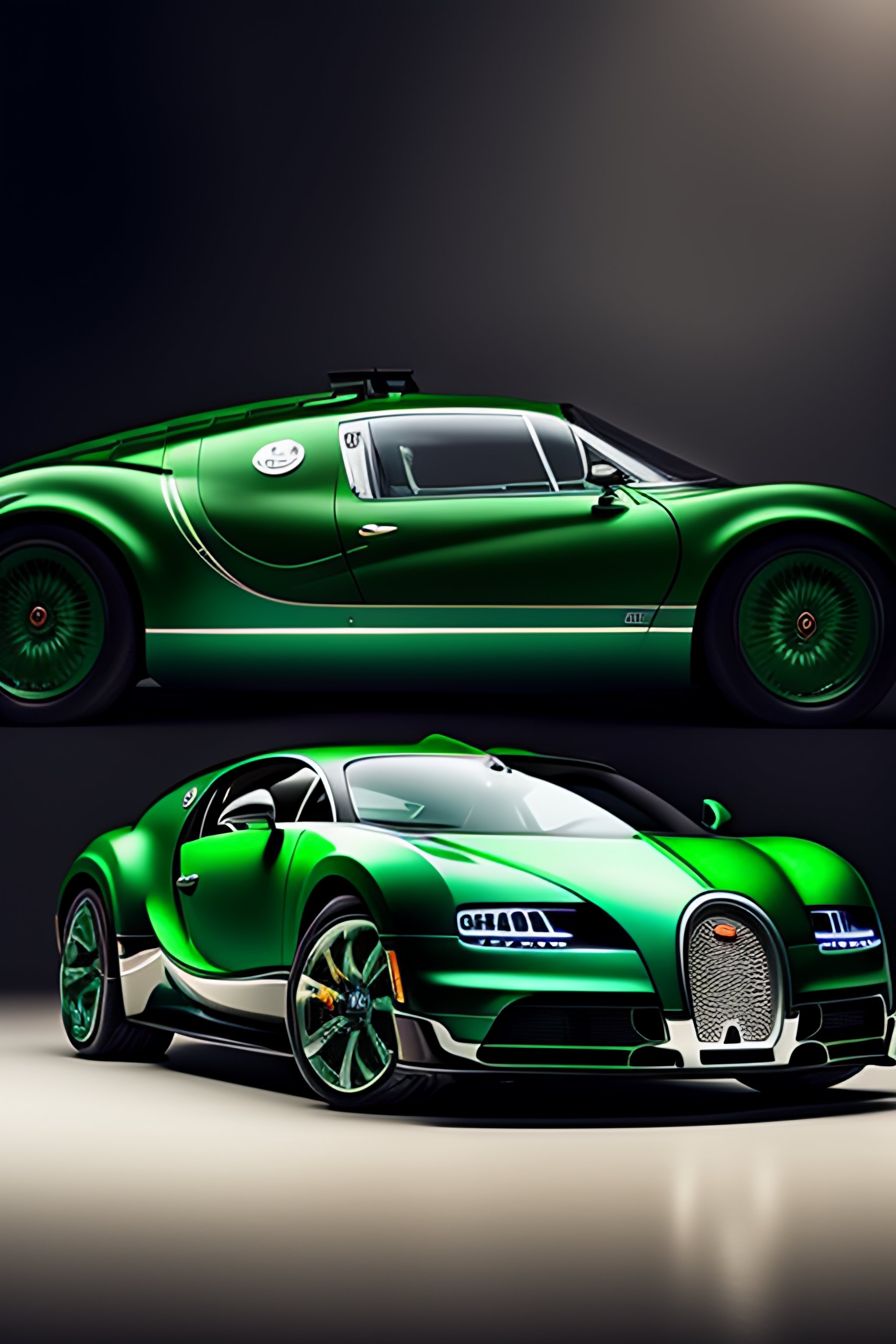Green Bugatti Veyron Wallpaper